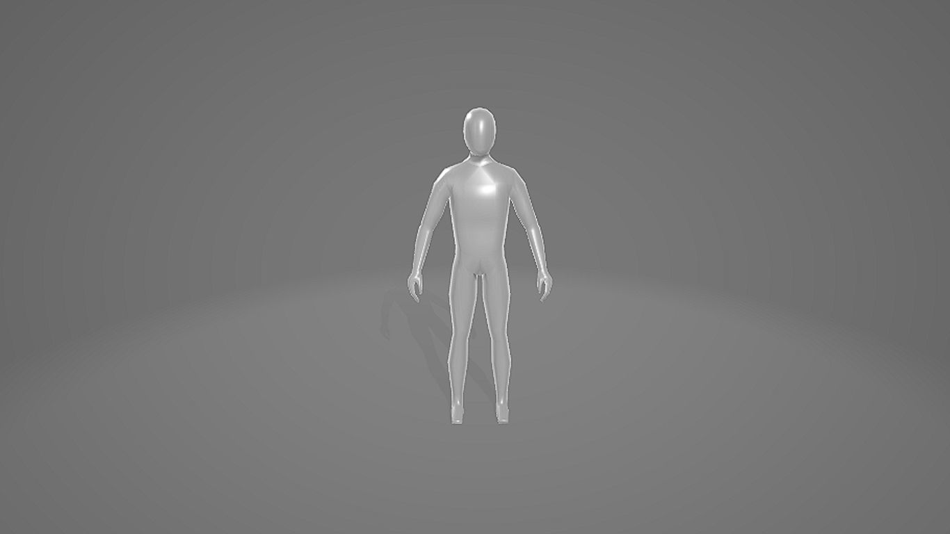 Low Poly Man human free 3D model | CGTrader