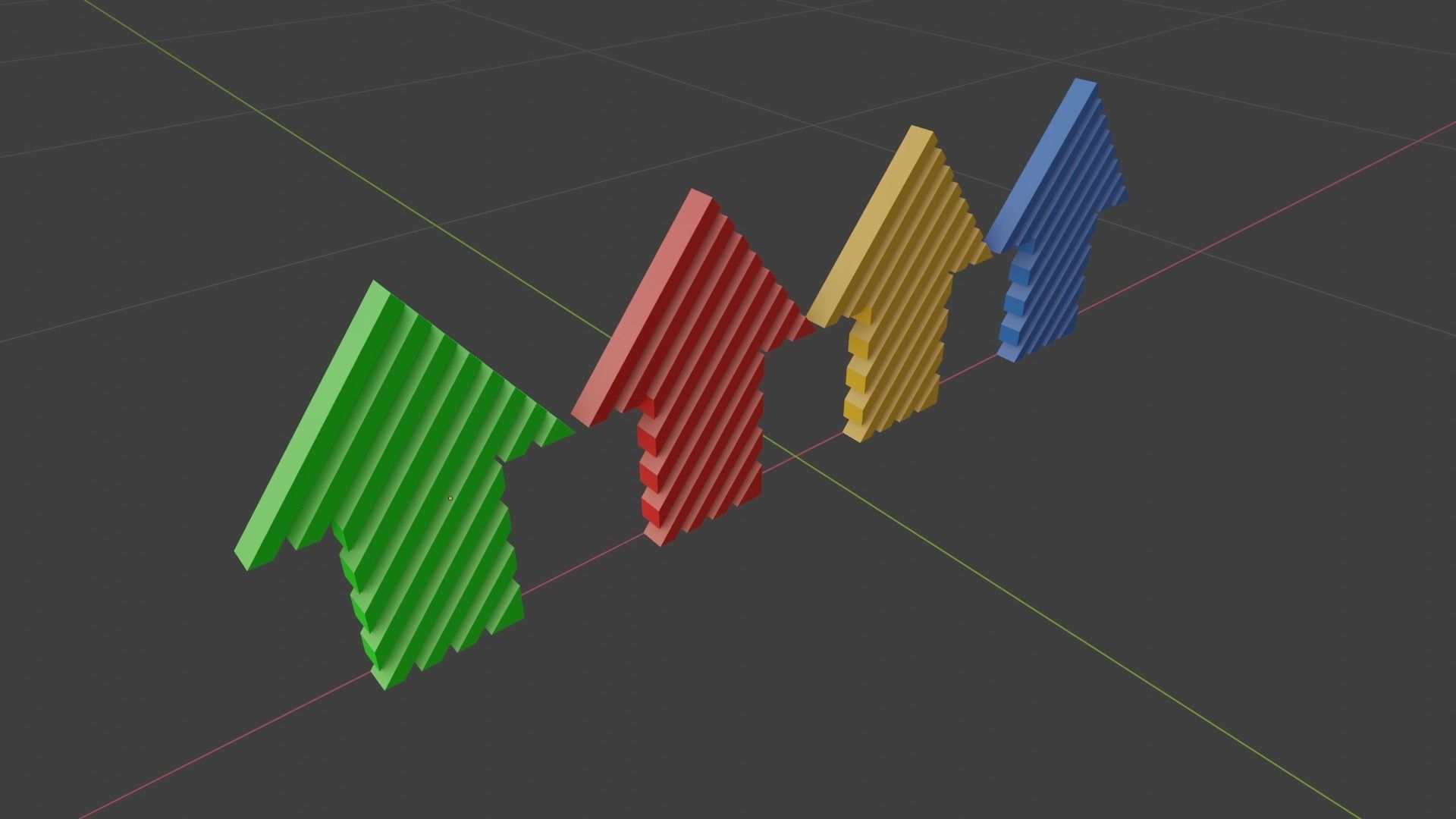 3D model Low poly arrow 53 VR / AR / low-poly | CGTrader