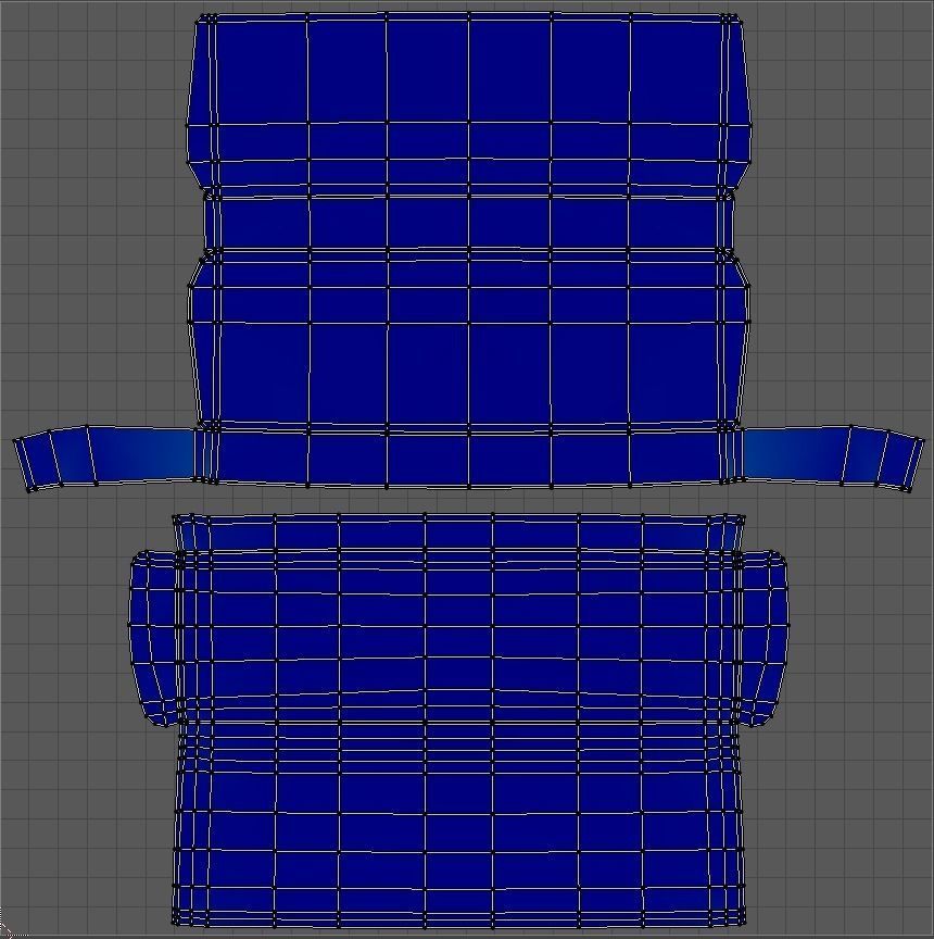 3D model Classic Car Back Seat many Leather PBR Options VR / AR / low ...