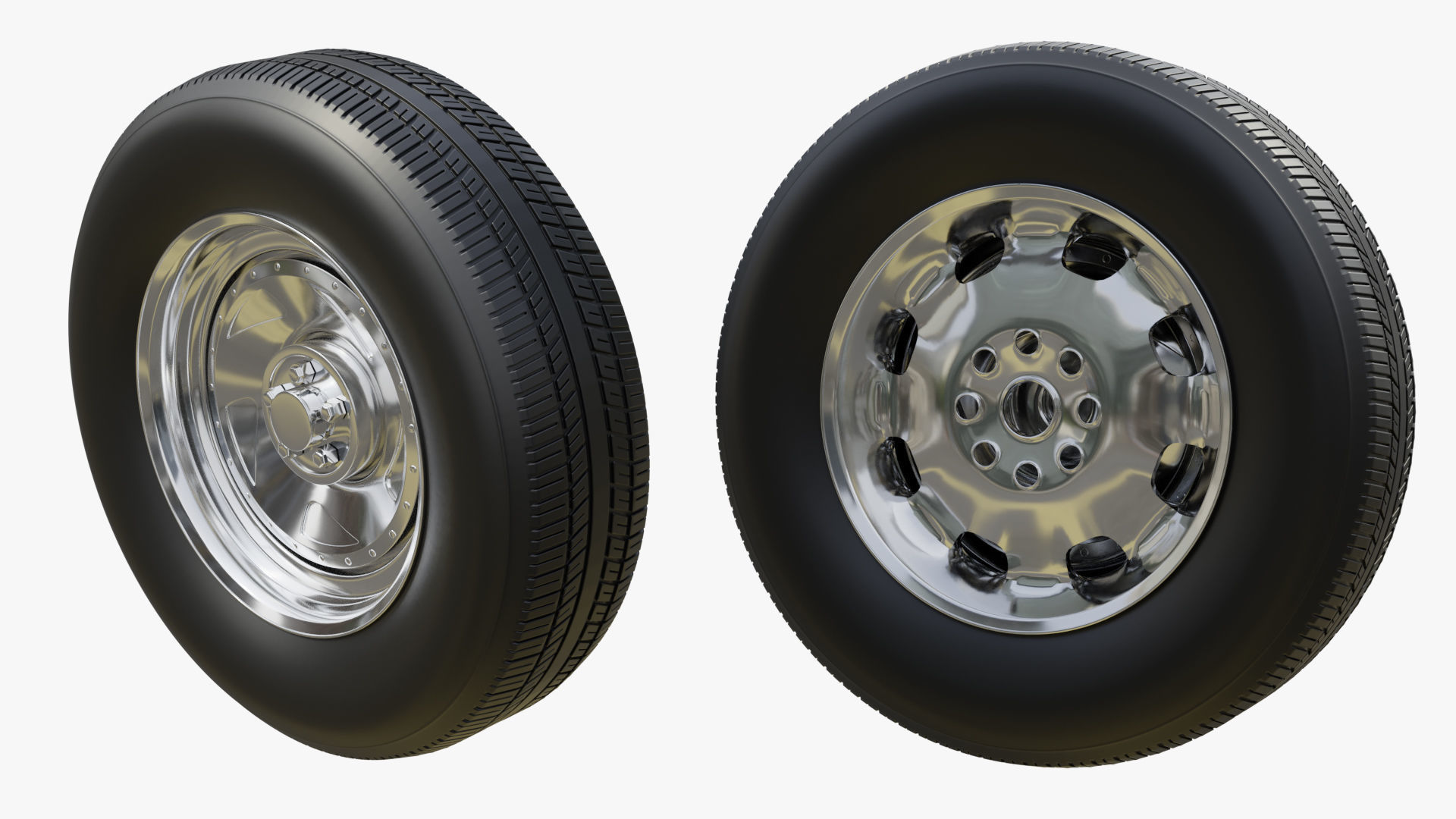 3D model Classic Wheel Hubcap with Subdivision and PBR VR / AR / low ...