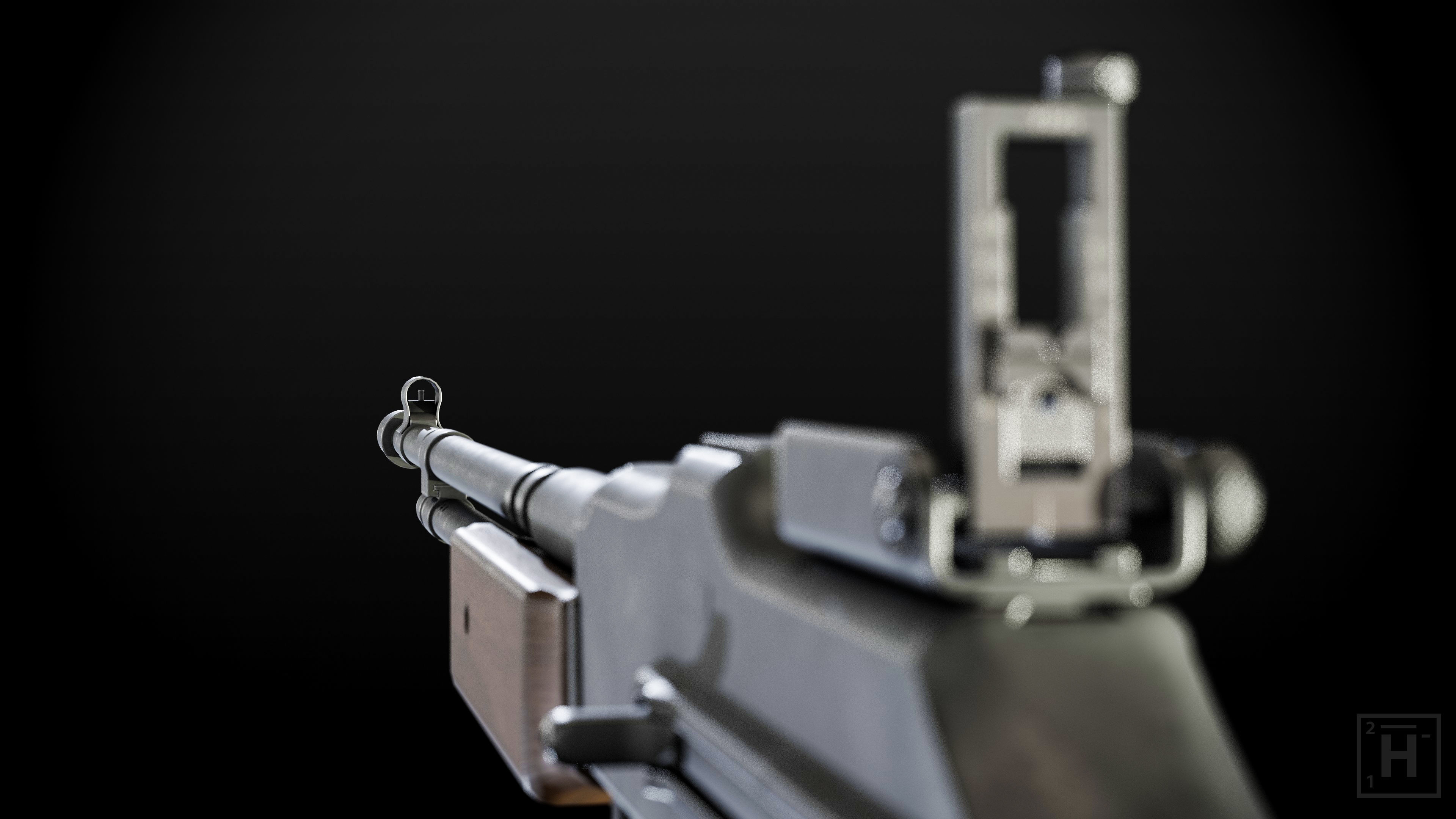 3D model M1918A2 rifle VR / AR / low-poly | CGTrader