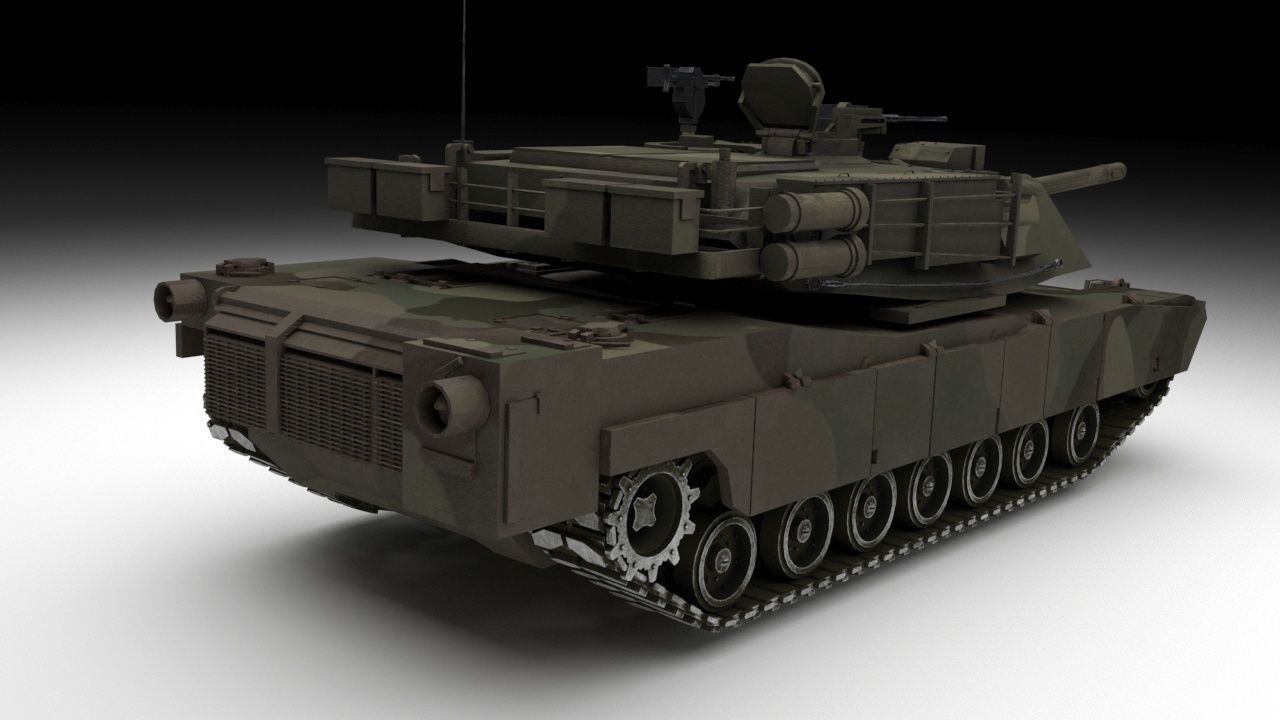 3D model Abrams Tank VR / AR / low-poly | CGTrader