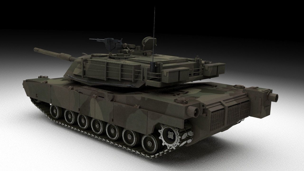 3D model Abrams Tank VR / AR / low-poly | CGTrader