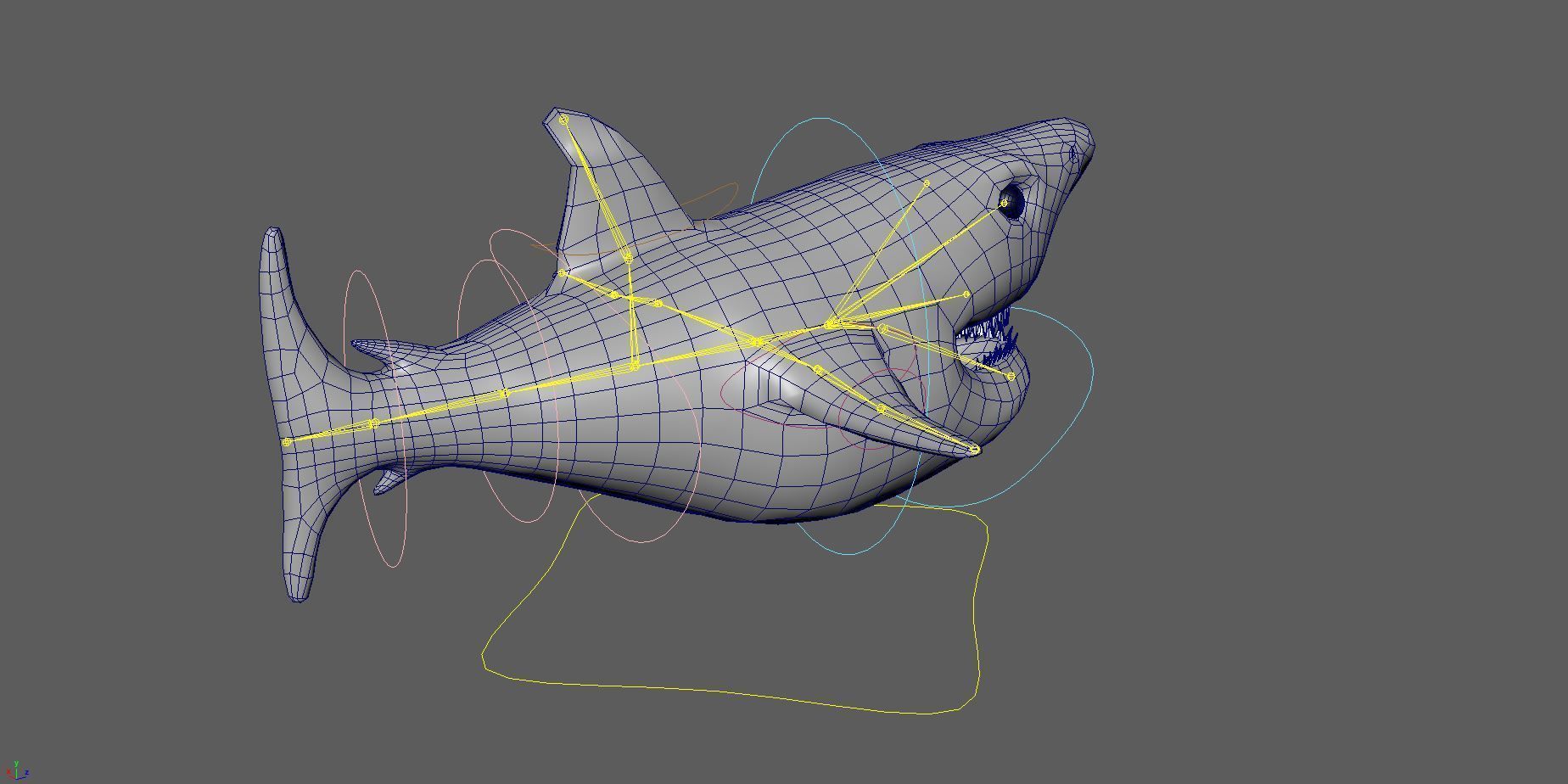 3D model Rig Shark VR / AR / low-poly | CGTrader