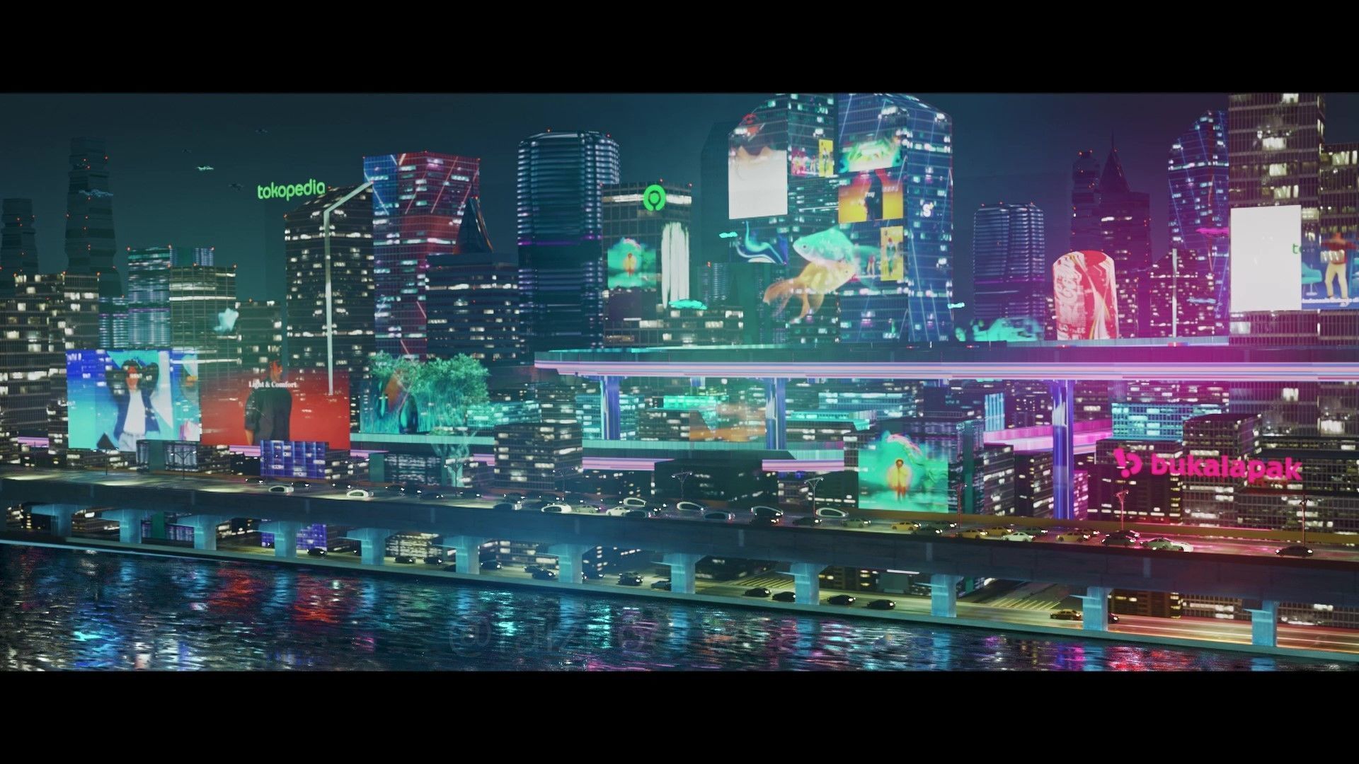 Futuristic City - EEVEE Blender Cyberpunk look 3D model animated | CGTrader
