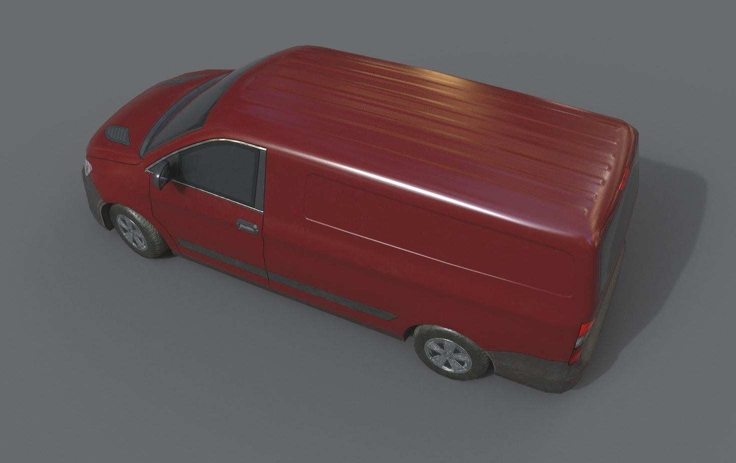 3D model Generic Minivan Brown VR / AR / low-poly | CGTrader