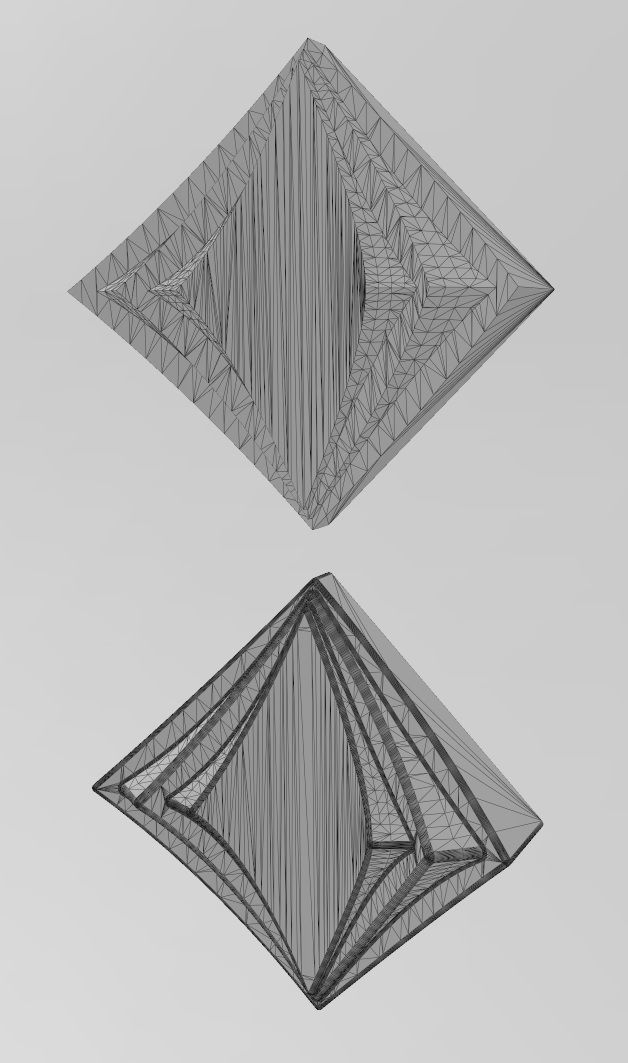 Abstract modular tiles for decor 3D model 3D printable | CGTrader