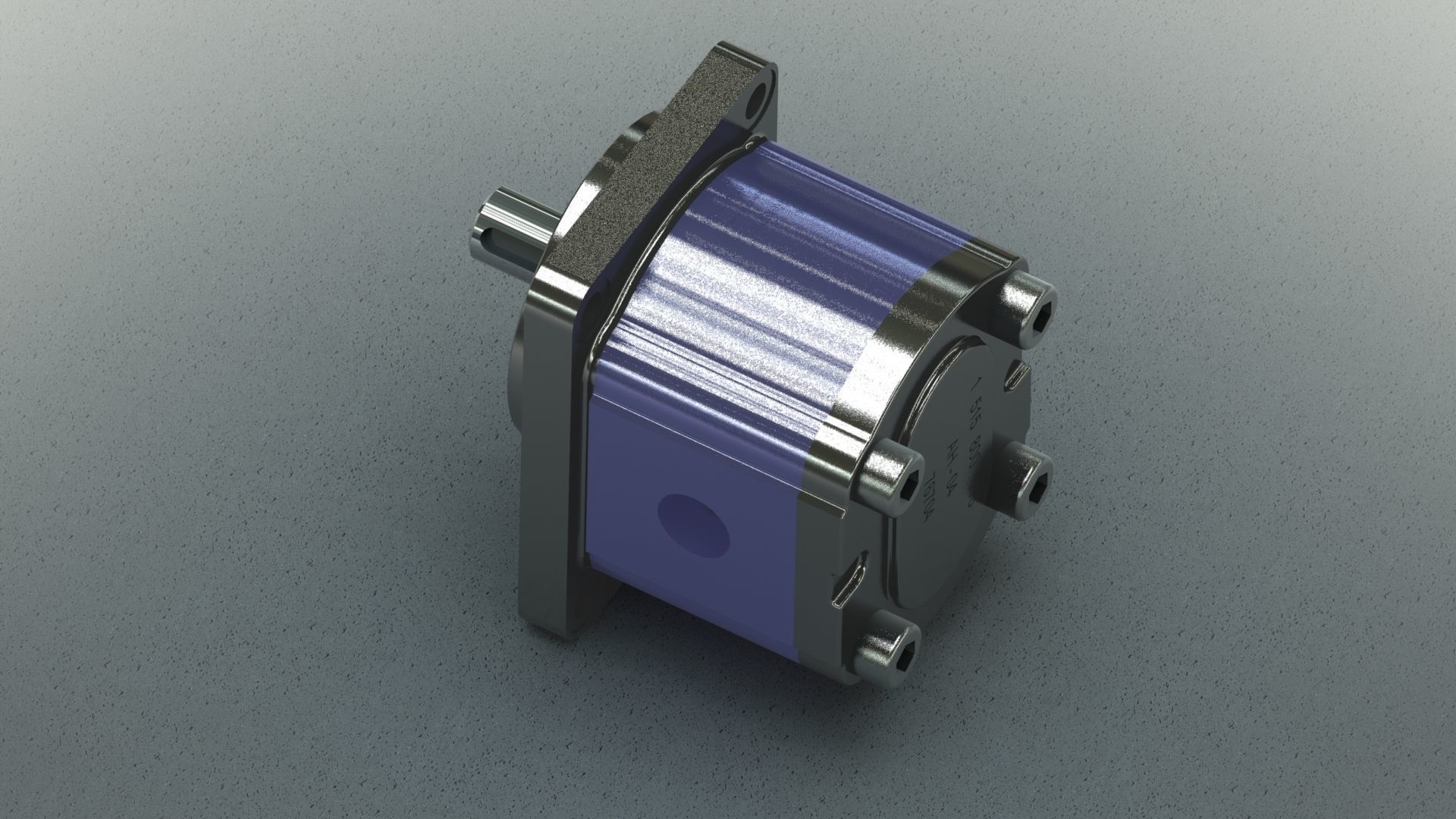 Hydraulic pump 3D model | CGTrader