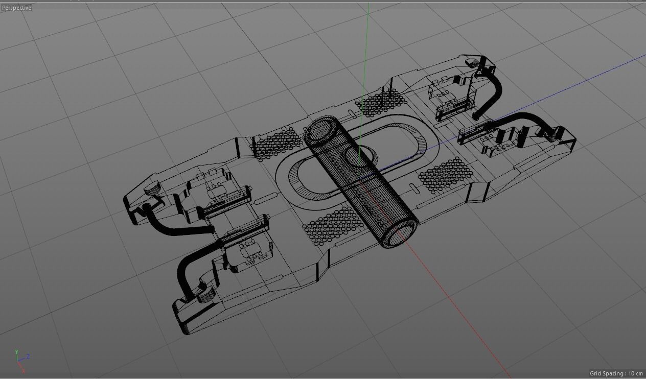 Sci-Fi Props Gadget Panel free 3D model | CGTrader