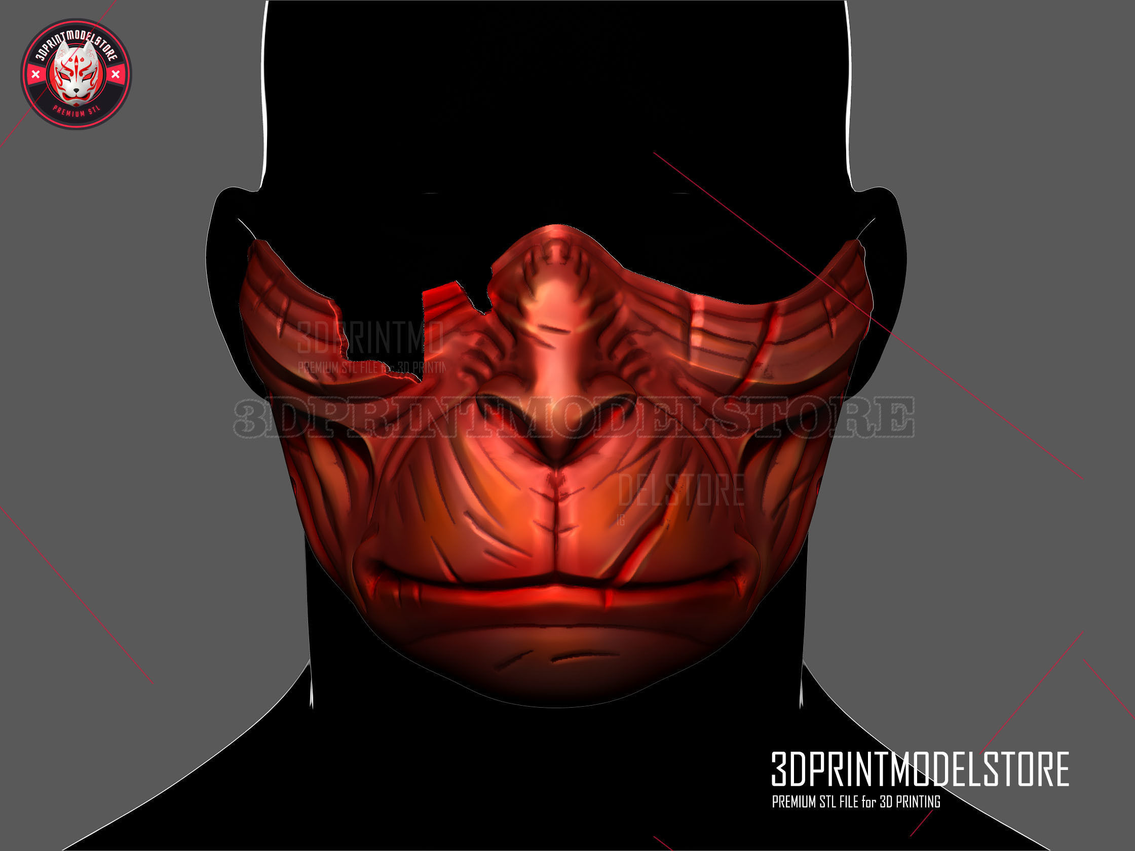 Ghost of Tsushima Mask - Sacred Samurai Cosplay Halloween Helmet 3D ...