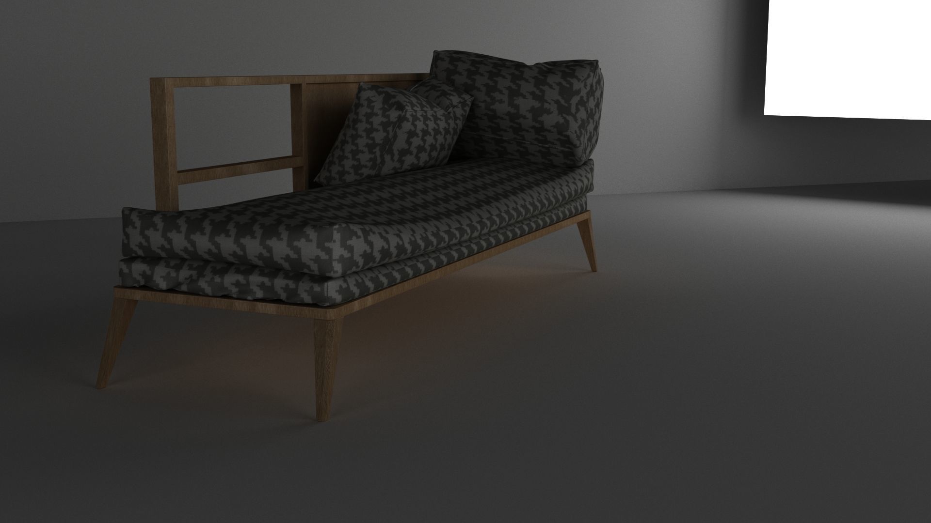 WOODEN CHAIR - BED -- HIGH POLY 3D model | CGTrader