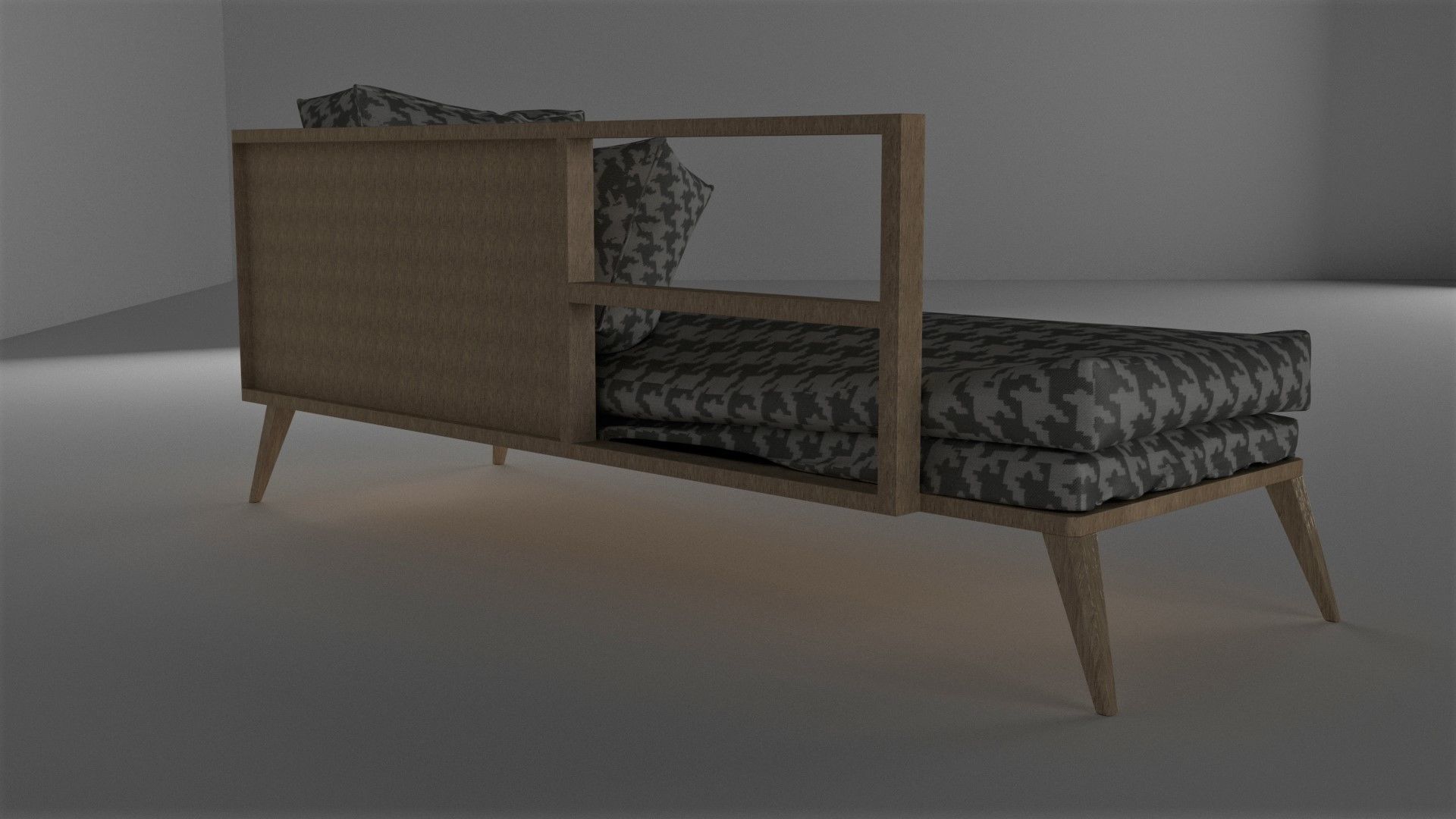 WOODEN CHAIR - BED -- HIGH POLY 3D model | CGTrader