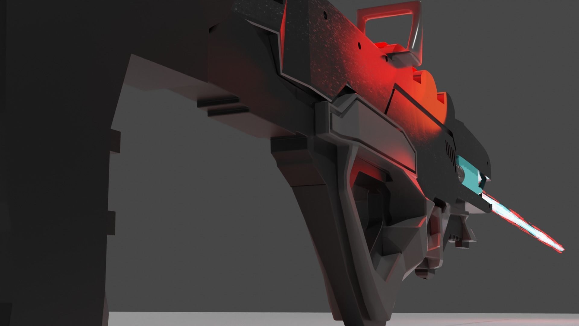 Sci fi Gun free 3D model | CGTrader