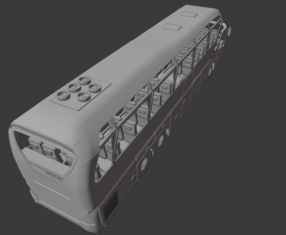 3D model Neoplan Starliner Bus VR / AR / low-poly | CGTrader