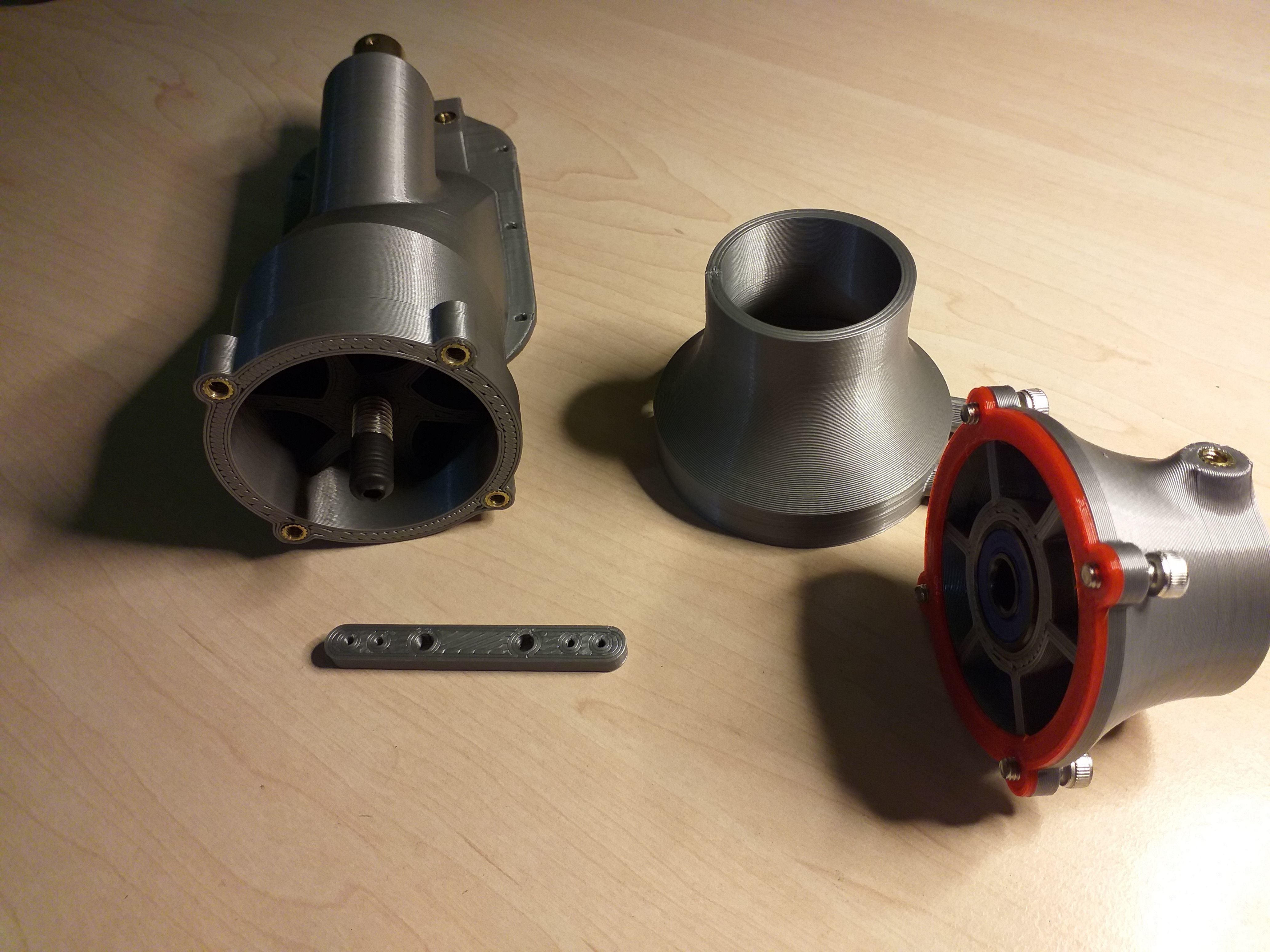 Water Jet Propulsion Unit Hamilton Water Jet Thruster 3D model 3D ...