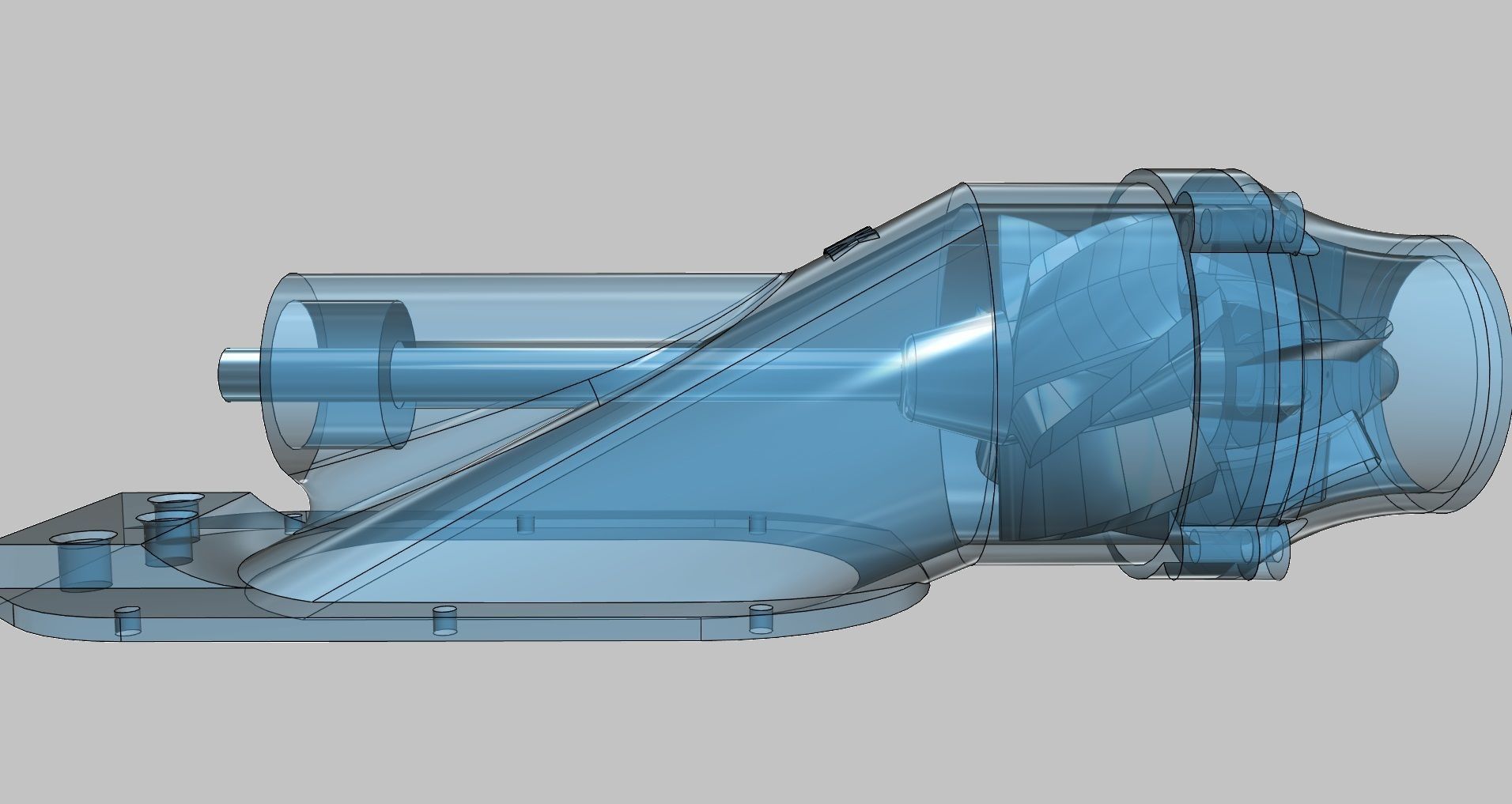 Water Jet Propulsion Unit Hamilton Water Jet Thruster 3D model 3D ...