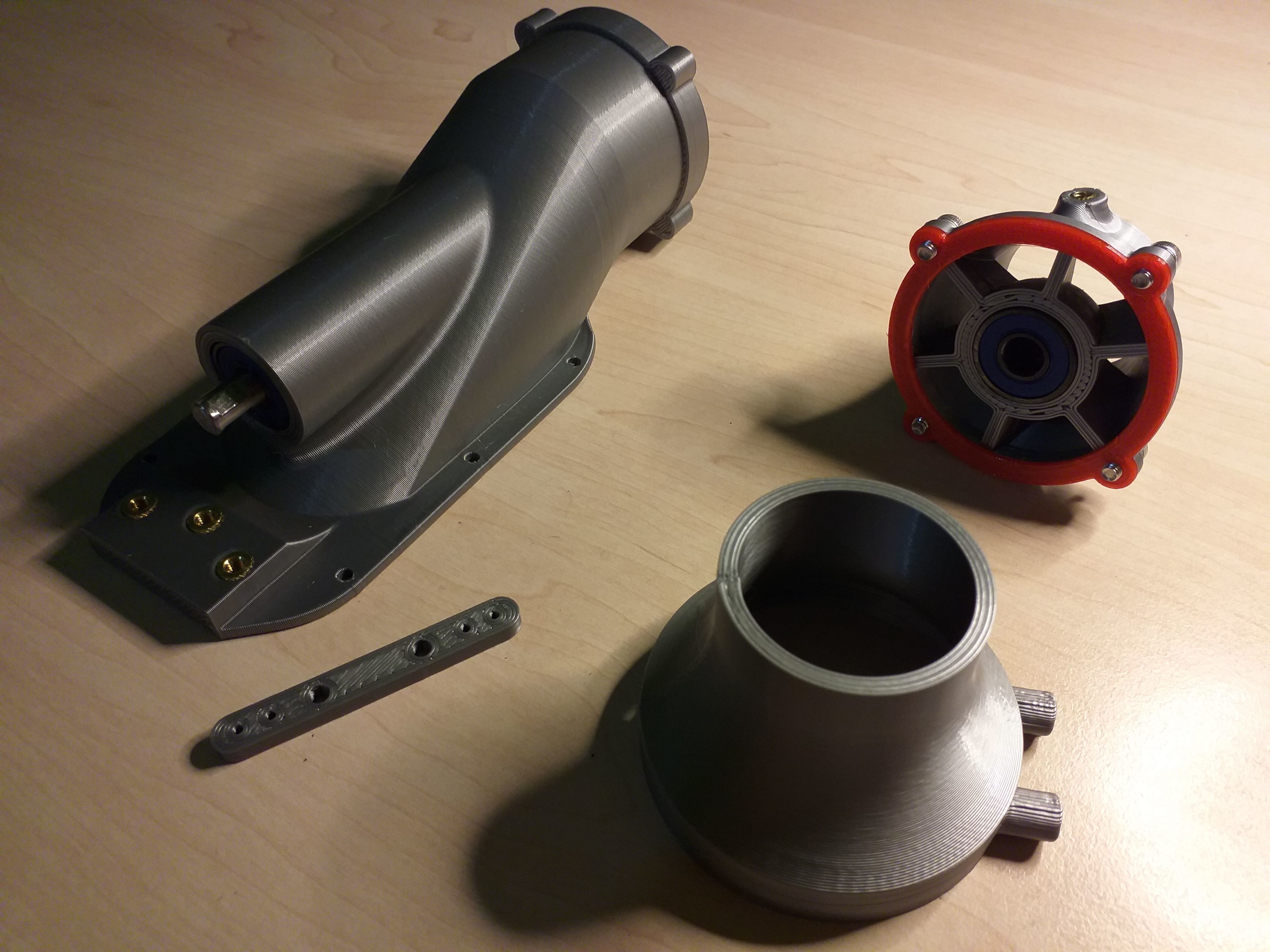 Water Jet Propulsion Unit Hamilton Water Jet Thruster 3D model 3D ...