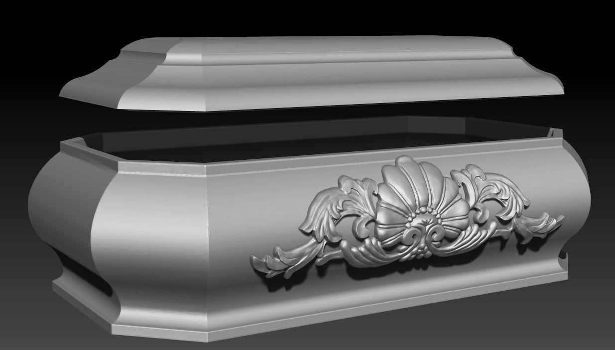 Jewelry box 3D model 3D printable | CGTrader