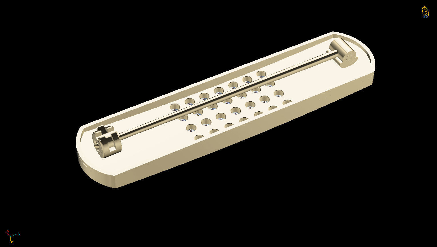 brooch pin 3D model 3D printable | CGTrader