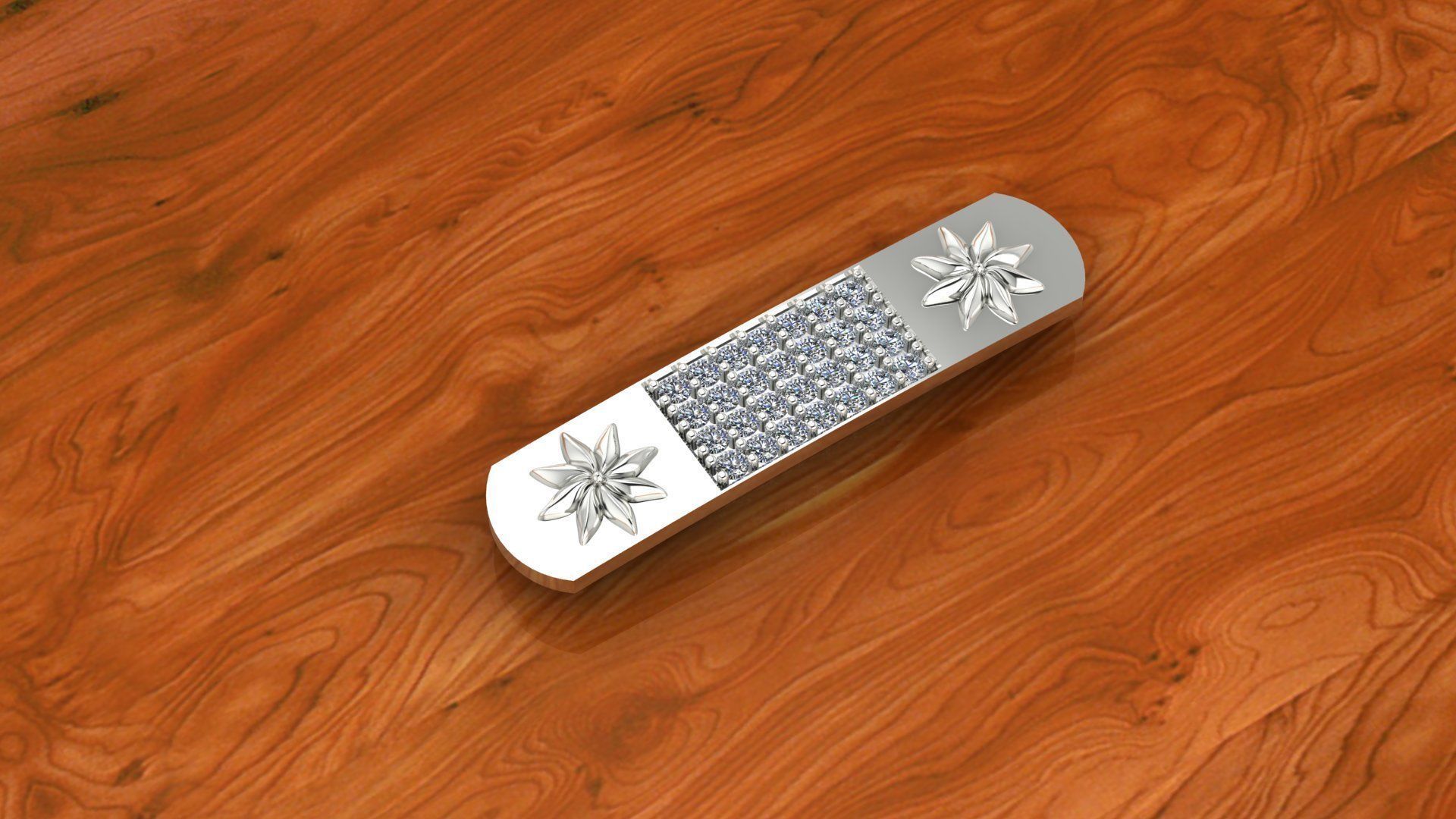 brooch pin 3D model 3D printable | CGTrader