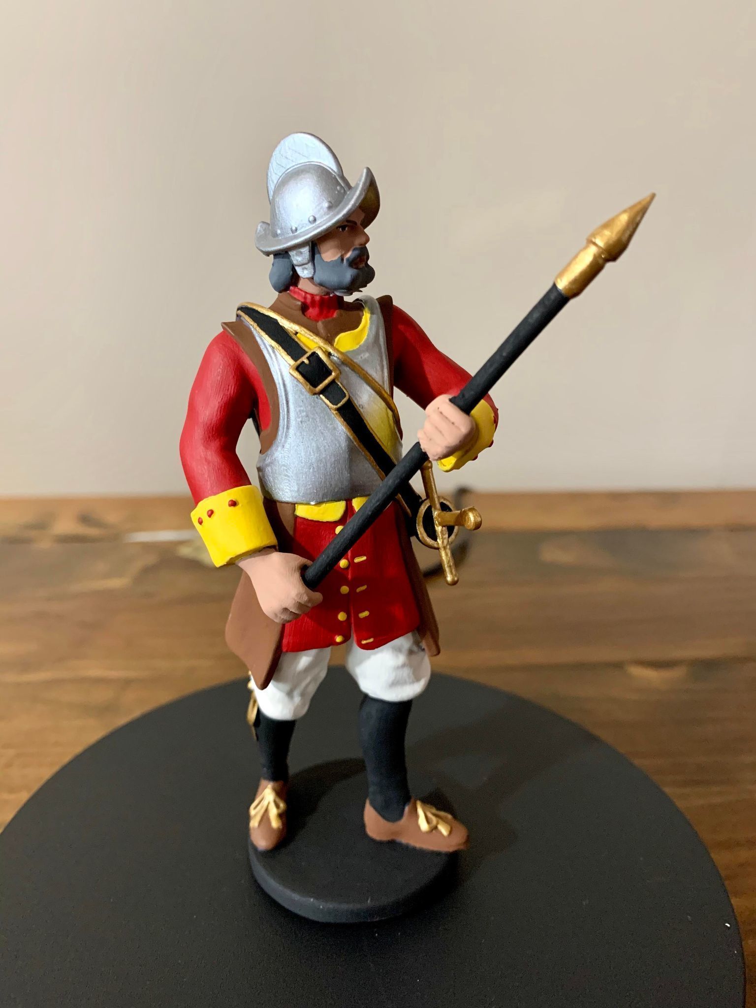 Spanish Conquistador - Pikeman 3D model 3D printable | CGTrader