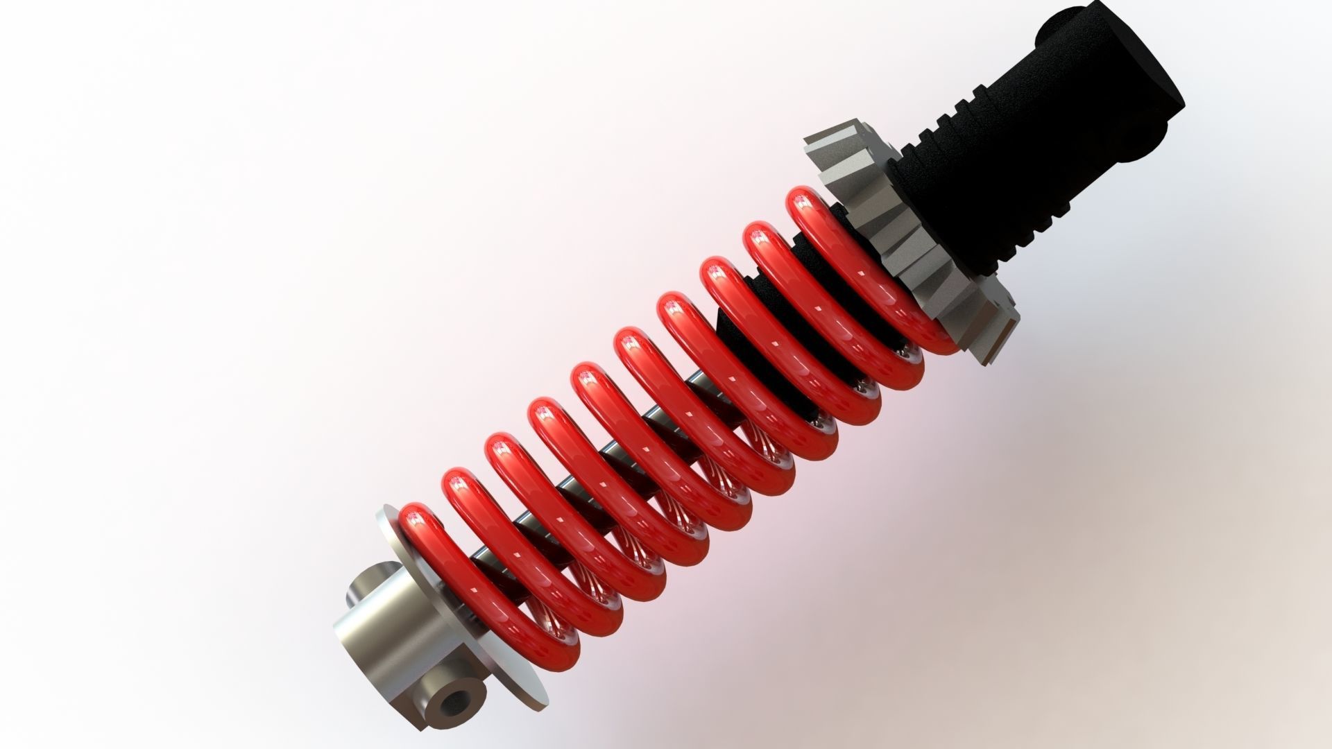 shock absorber 3D model 3D printable | CGTrader