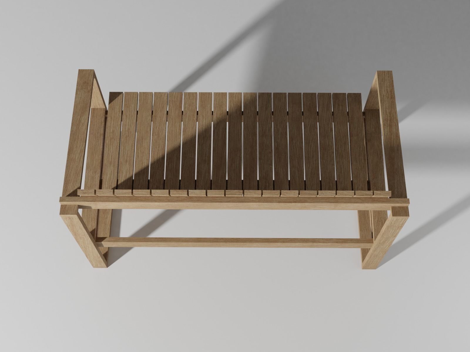 3D model BK12 lounge bench VR / AR / low-poly | CGTrader