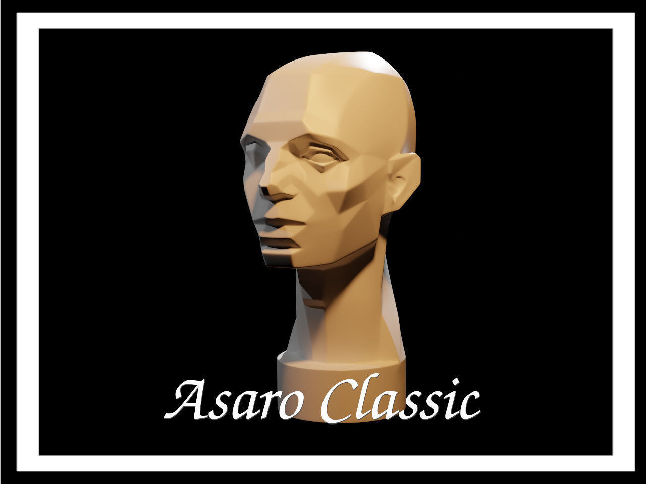 Classic Asaro Head - Planes of the head 3D model | CGTrader
