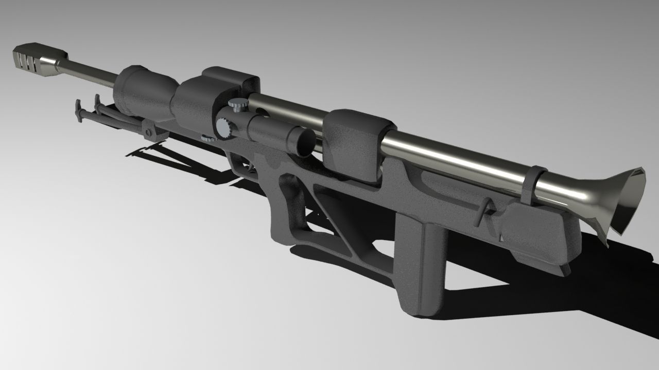 RT-20 20 mm Croatian sniper Anti Materiel free VR / AR / low-poly 3D ...
