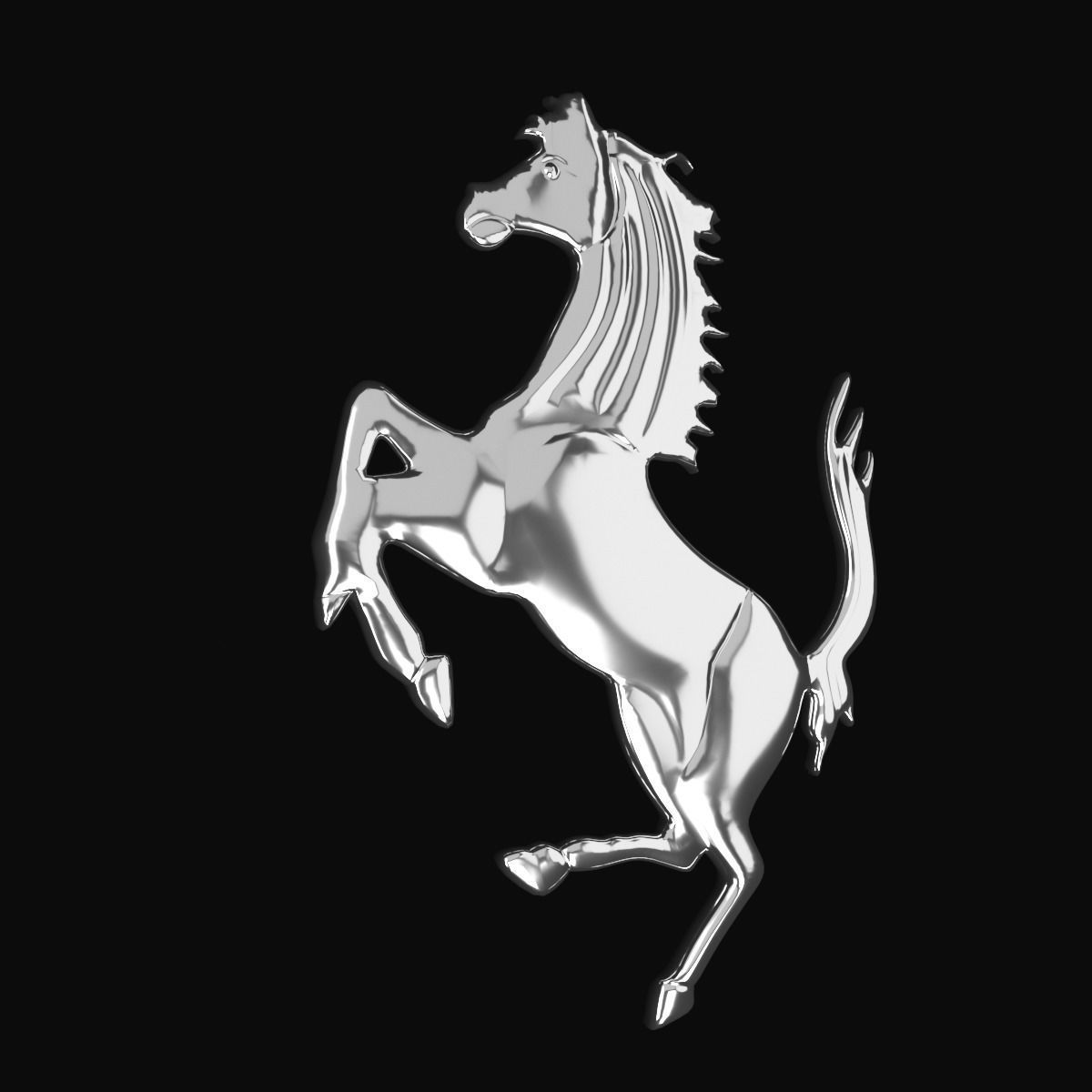 Ferrari Logo 3D model | CGTrader