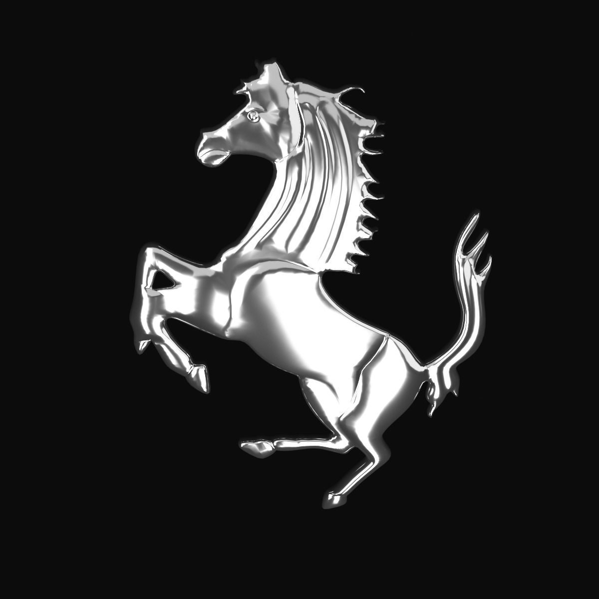 Ferrari Logo 3D model | CGTrader