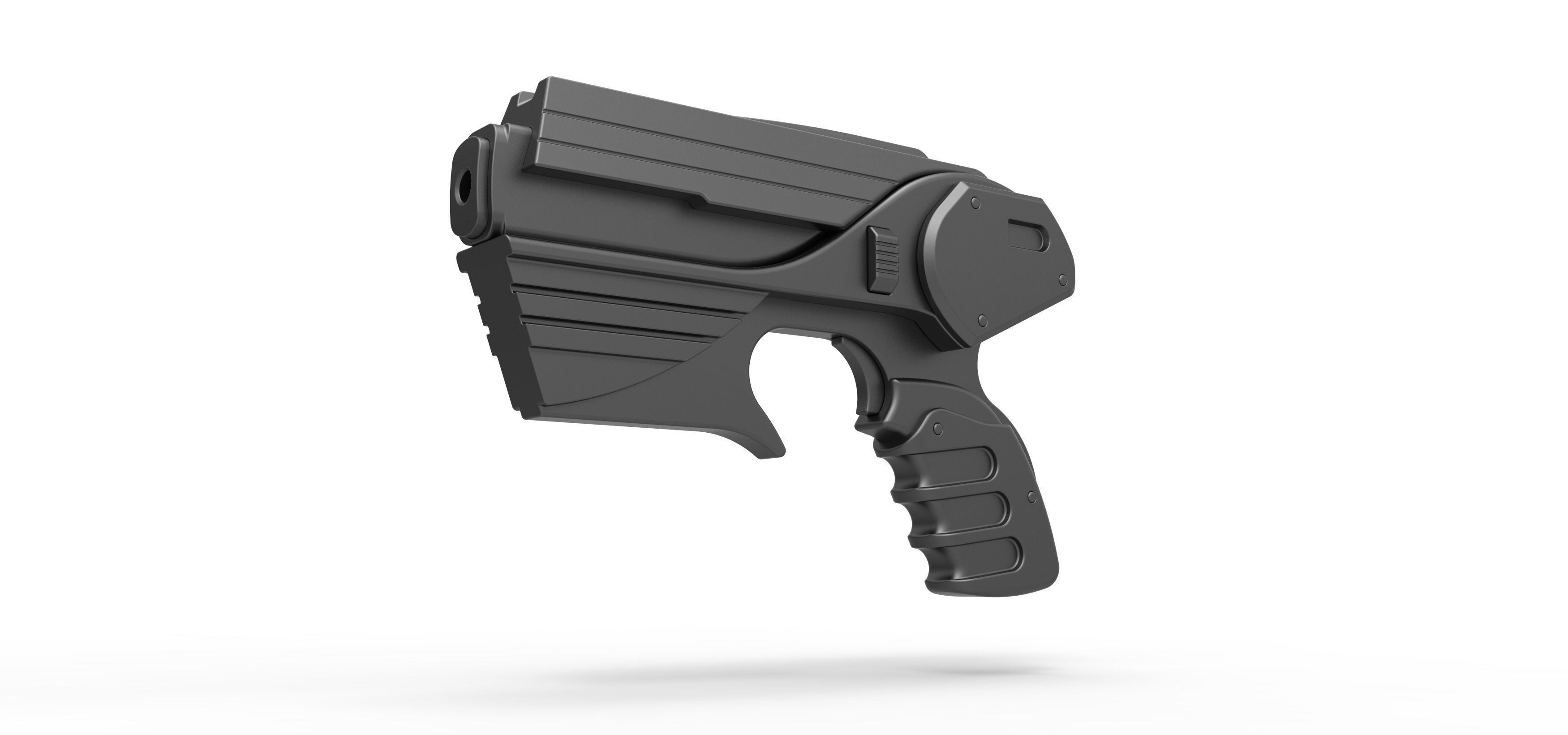 Peacekeeper Pulse Blaster Pistol from Farscape TV series 3D model ...