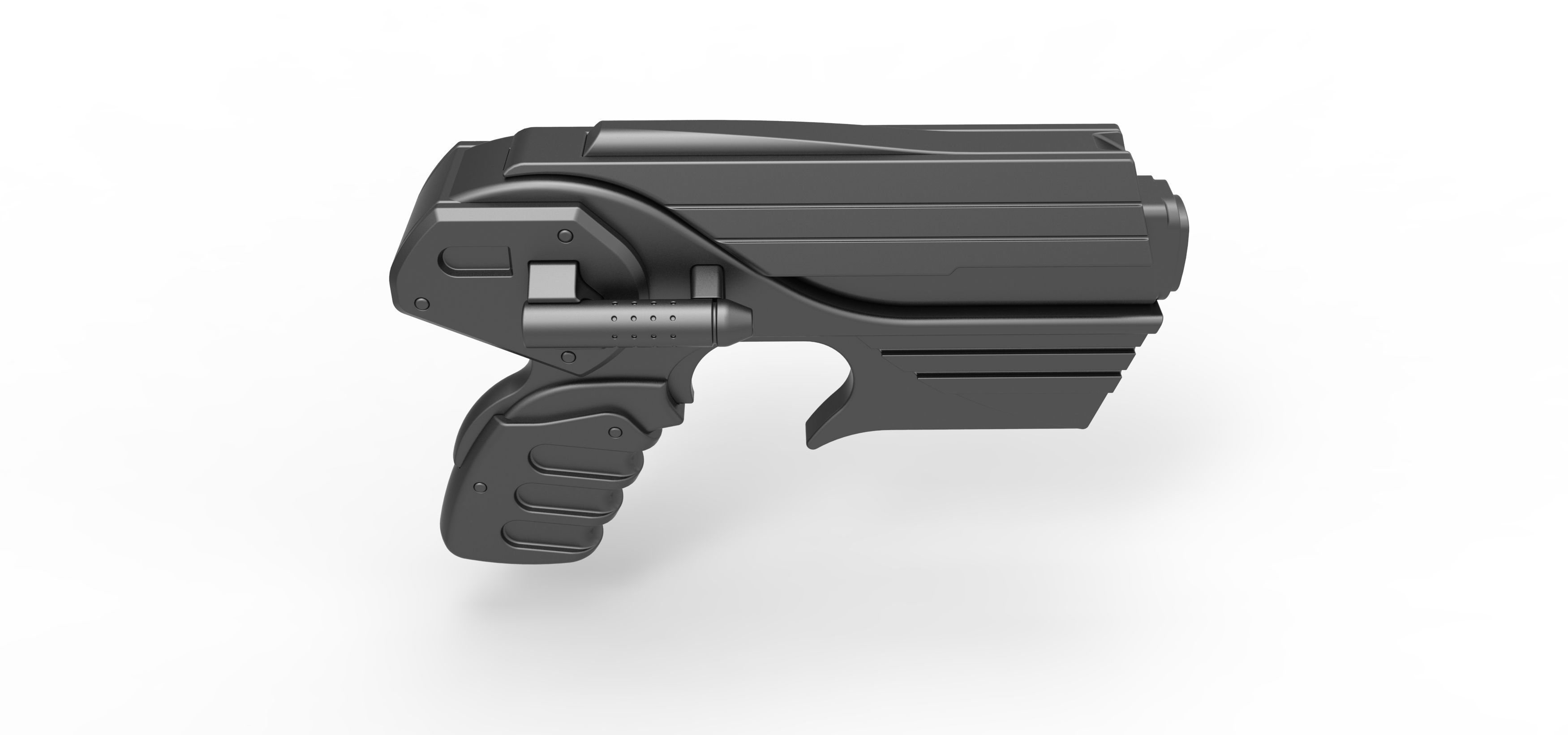 Peacekeeper Pulse Blaster Pistol from Farscape TV series 3D model ...