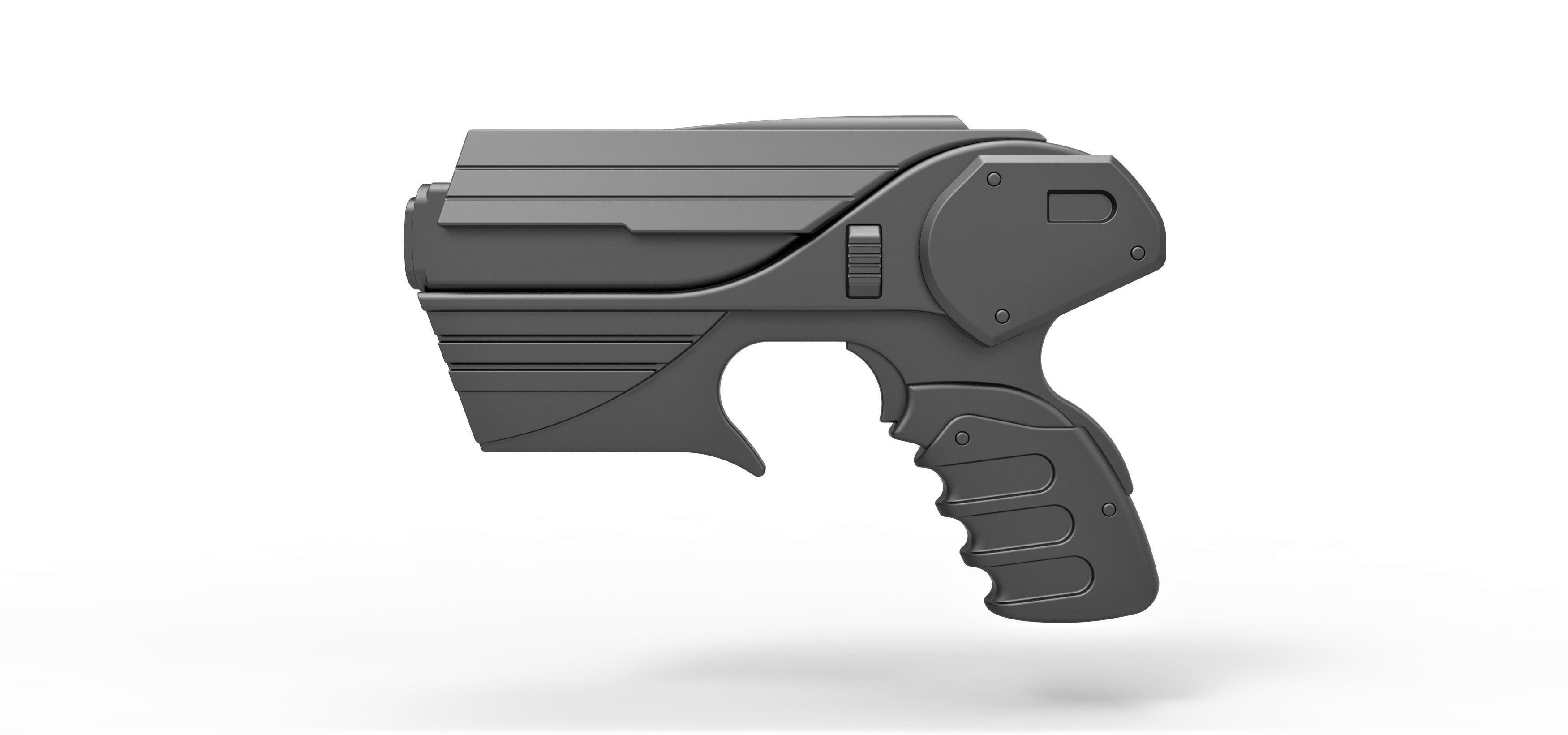 Peacekeeper Pulse Blaster Pistol from Farscape TV series 3D model ...
