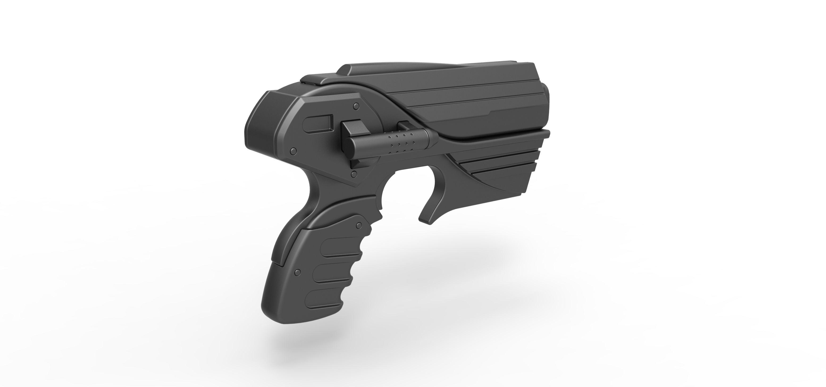 Peacekeeper Pulse Blaster Pistol from Farscape TV series 3D model ...