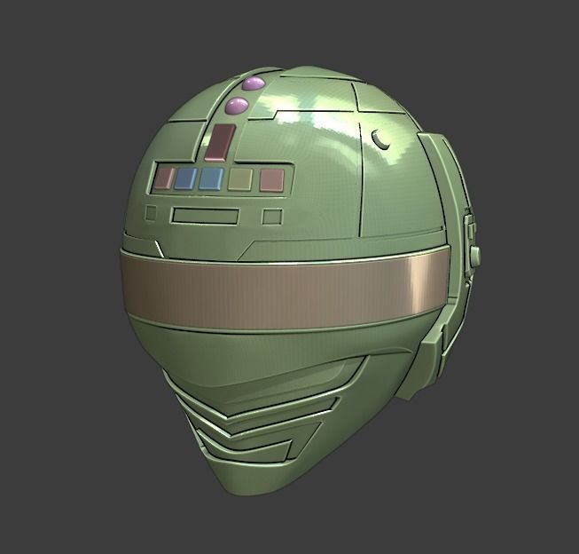 Gavan Space Sheriff helmet 3D model 3D printable | CGTrader