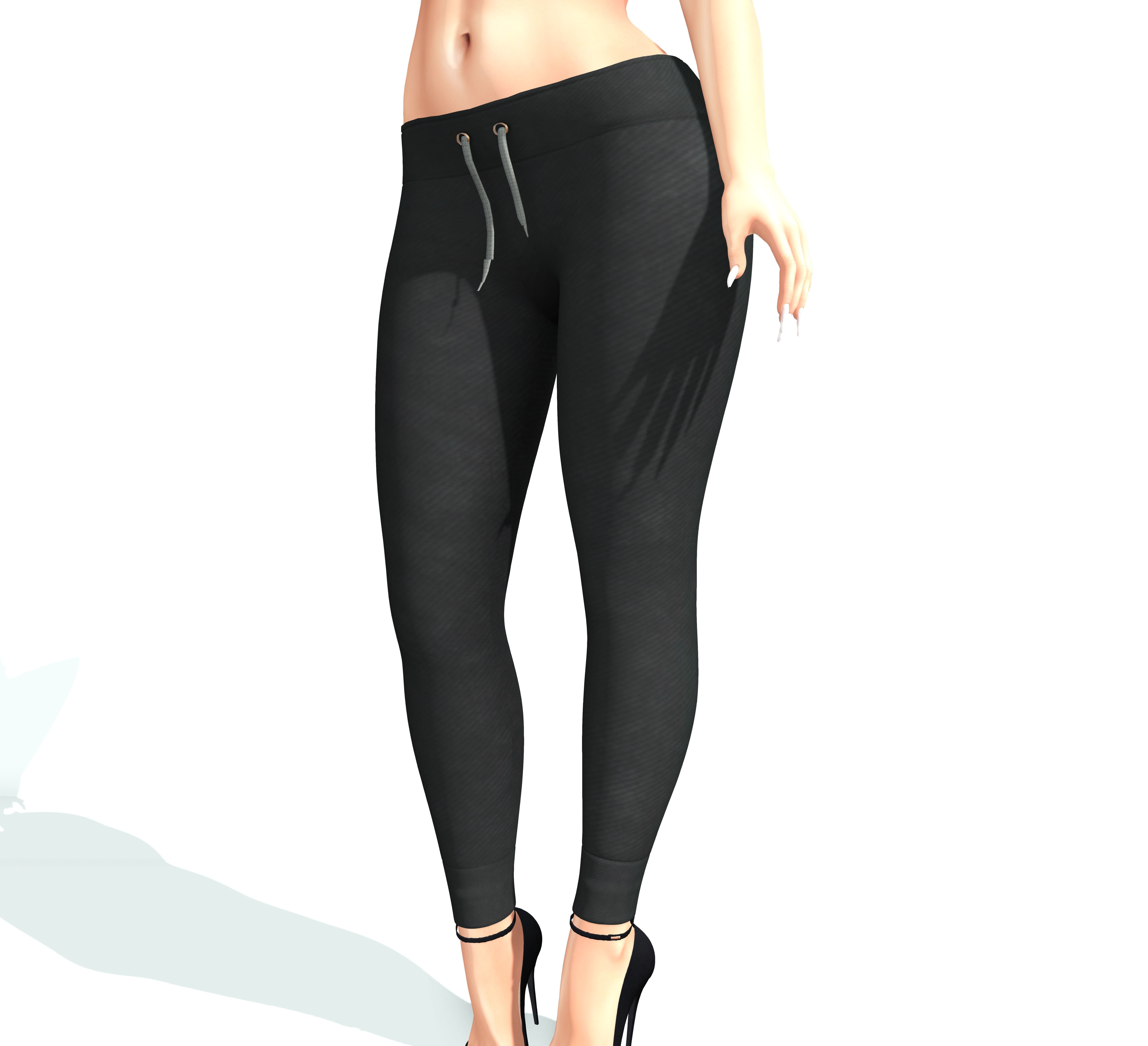 3D model high and low poly Sweat pants VR / AR / low-poly | CGTrader