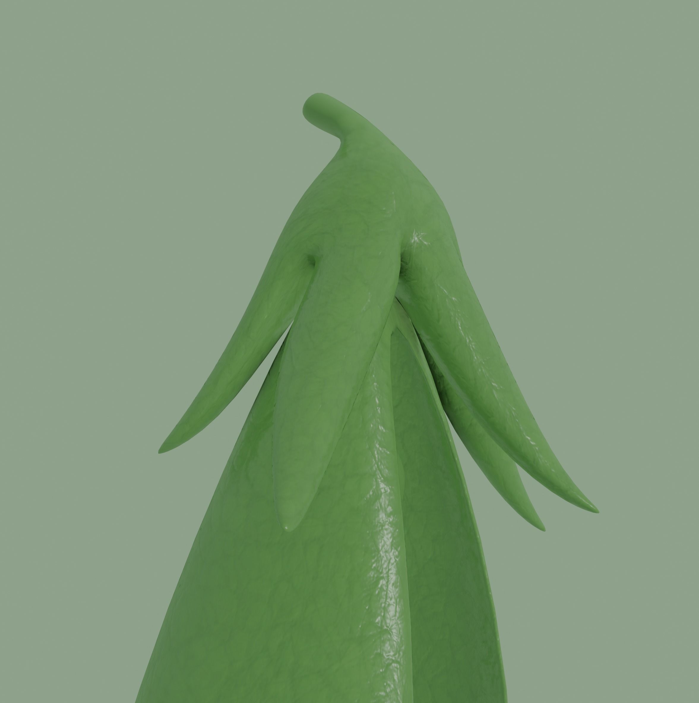 Pea model 3D model rigged | CGTrader