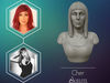 Cher portrait sculpture ready to 3D print 3D model 3D printable | CGTrader
