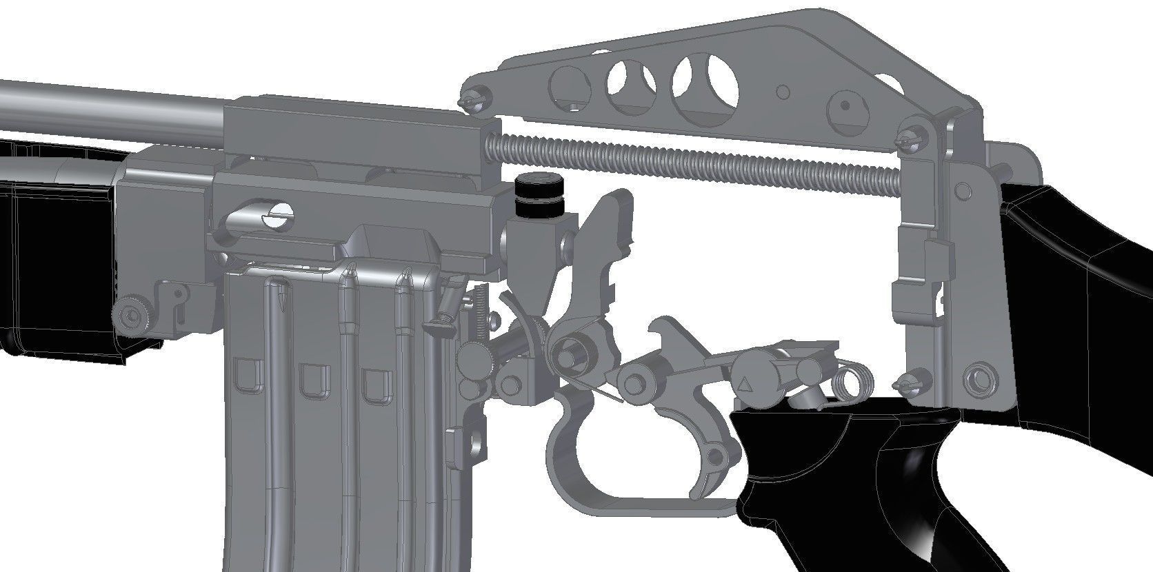 Stoner 63 carbine 3D model | CGTrader