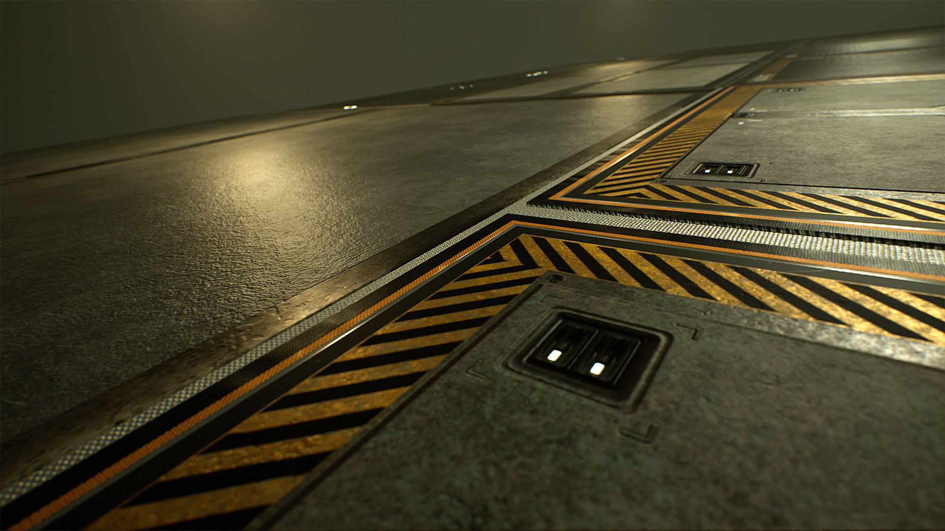 3D model Sci-Fi Floor Pack VR / AR / low-poly | CGTrader