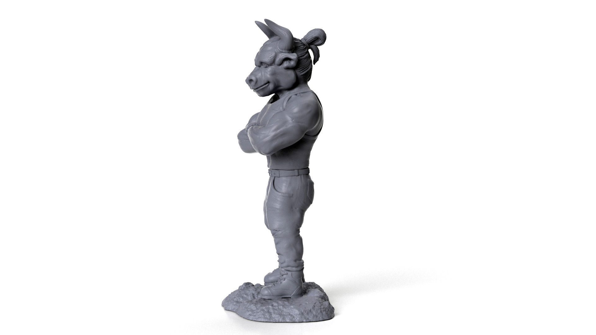 Human-Bull 3D model 3D printable | CGTrader