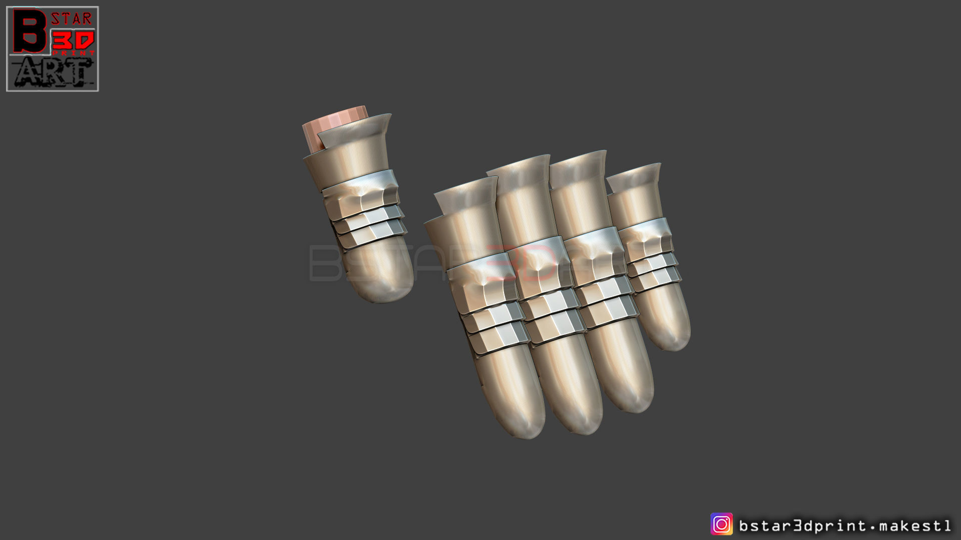 Cloud Finger Armor - Final Fantasy VII remake PS4 For cosplay 3D model ...