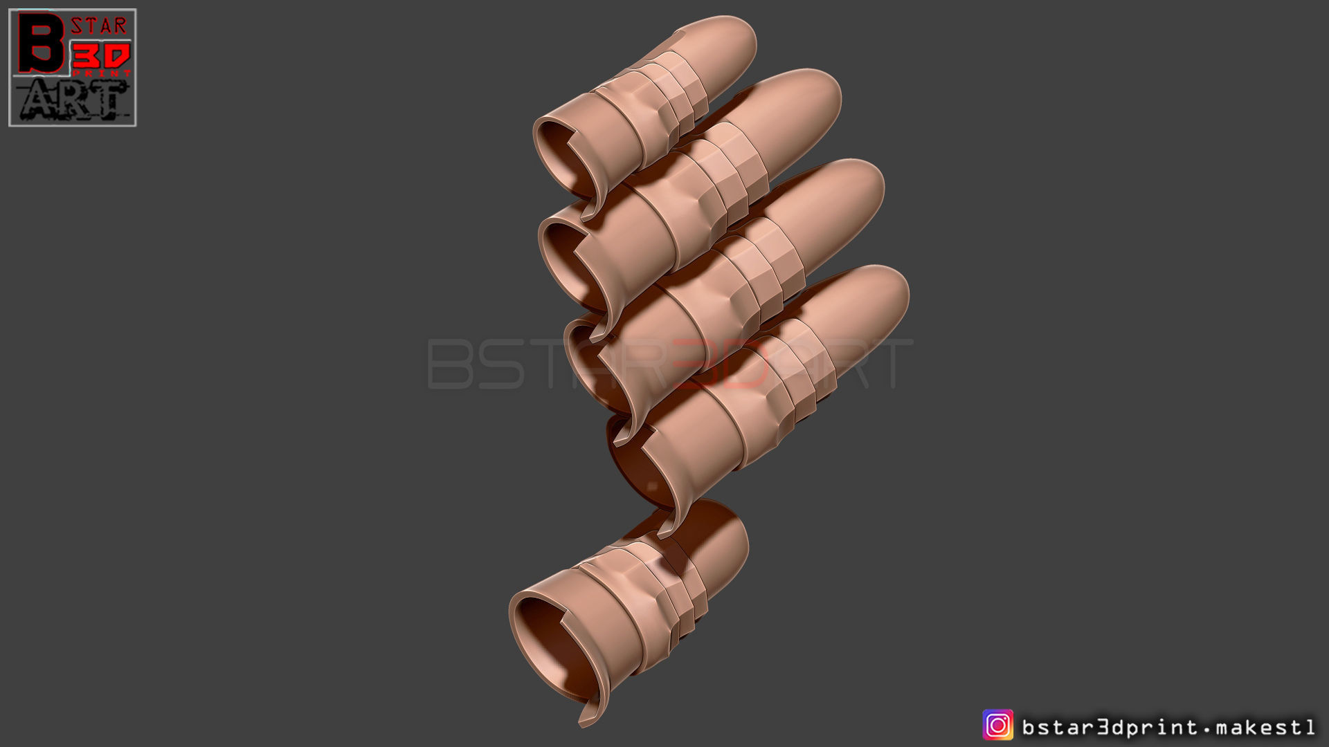 Cloud Finger Armor - Final Fantasy VII remake PS4 For cosplay 3D model ...