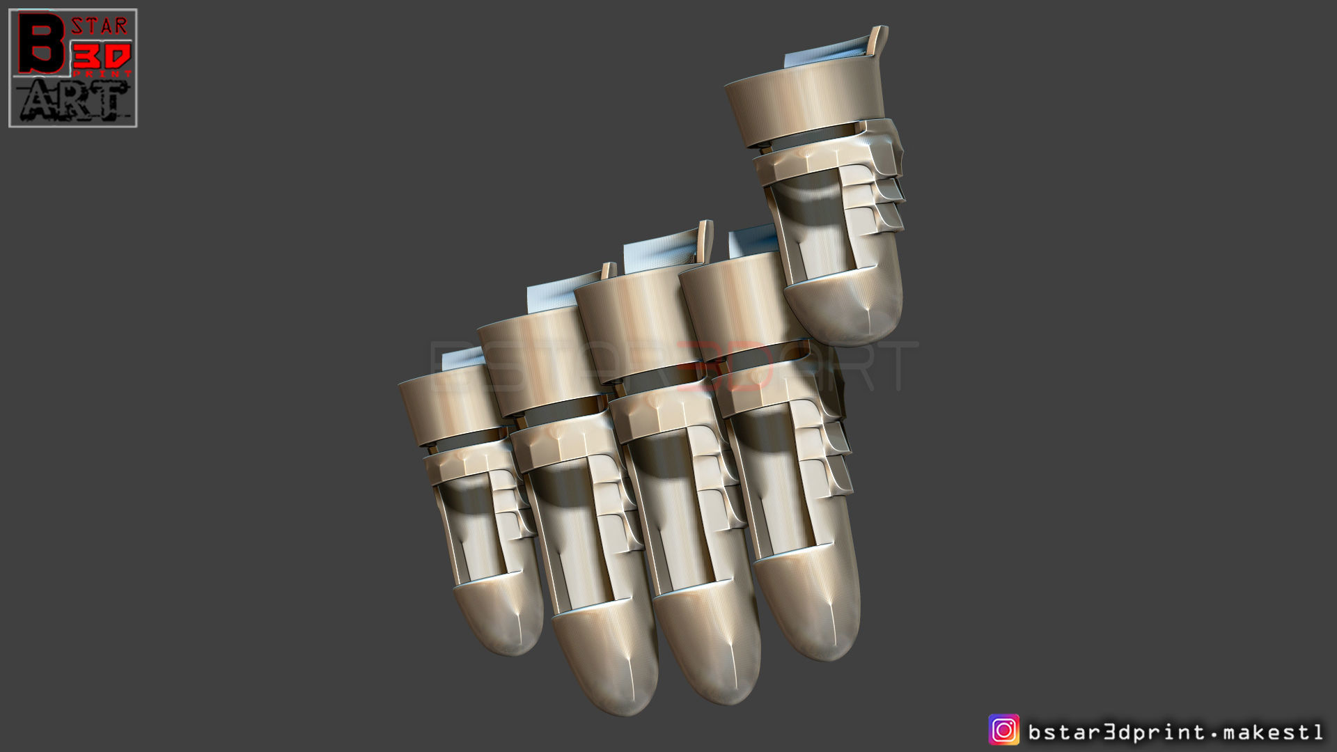 Cloud Finger Armor - Final Fantasy VII remake PS4 For cosplay 3D model ...