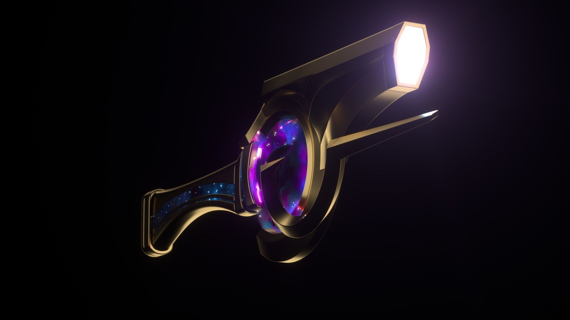 Cosmic Gun 3D model | CGTrader