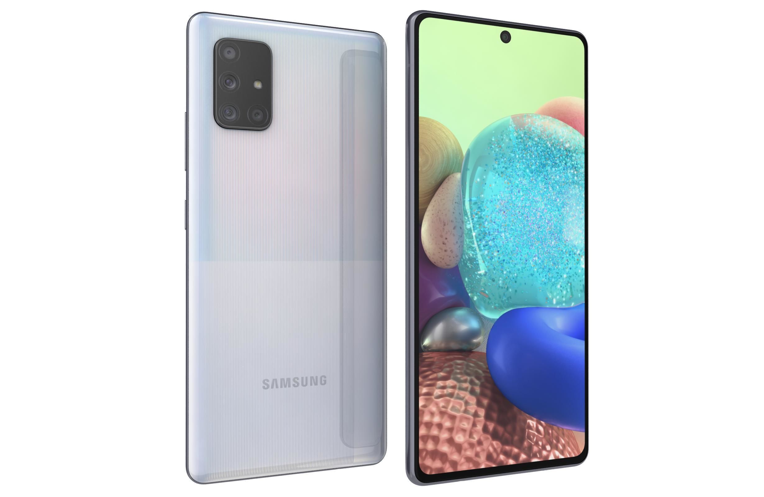 Samsung Galaxy A71 5G White 3D model | CGTrader