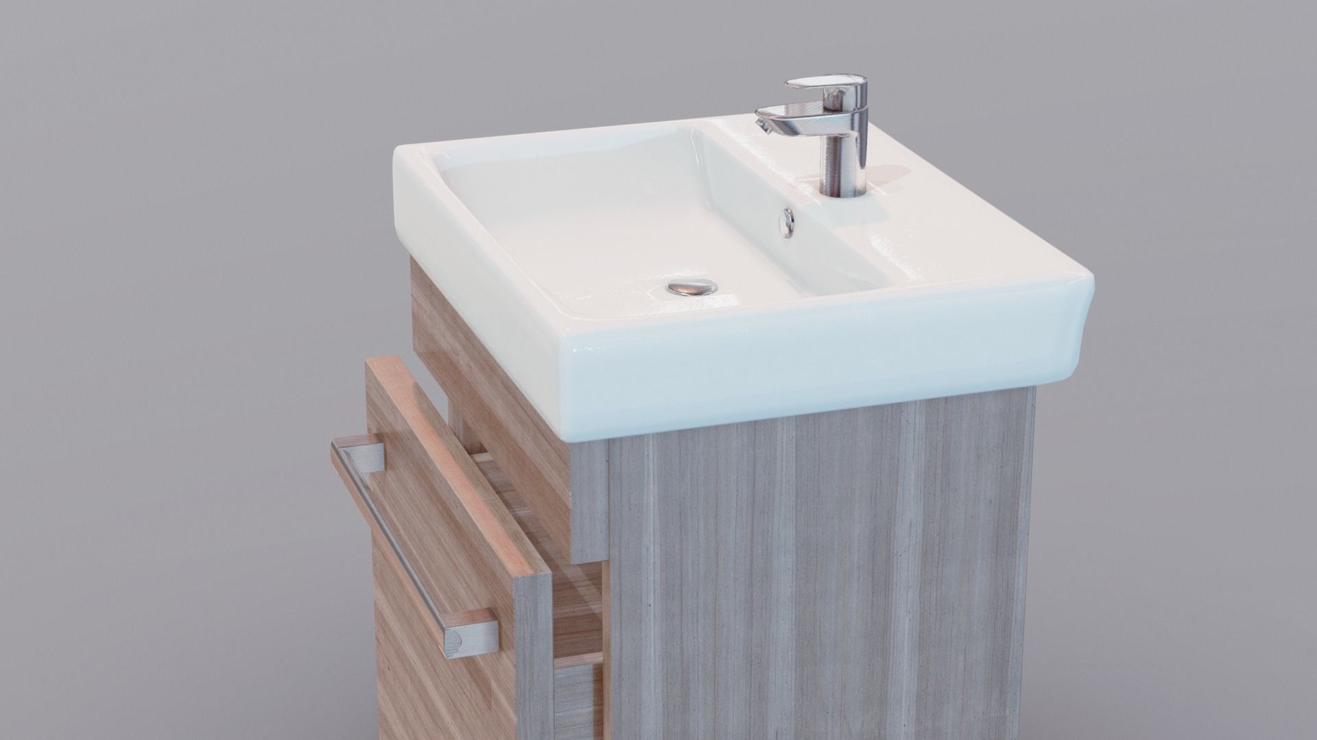 Wash Basin Stand free VR / AR / low-poly 3D model | CGTrader