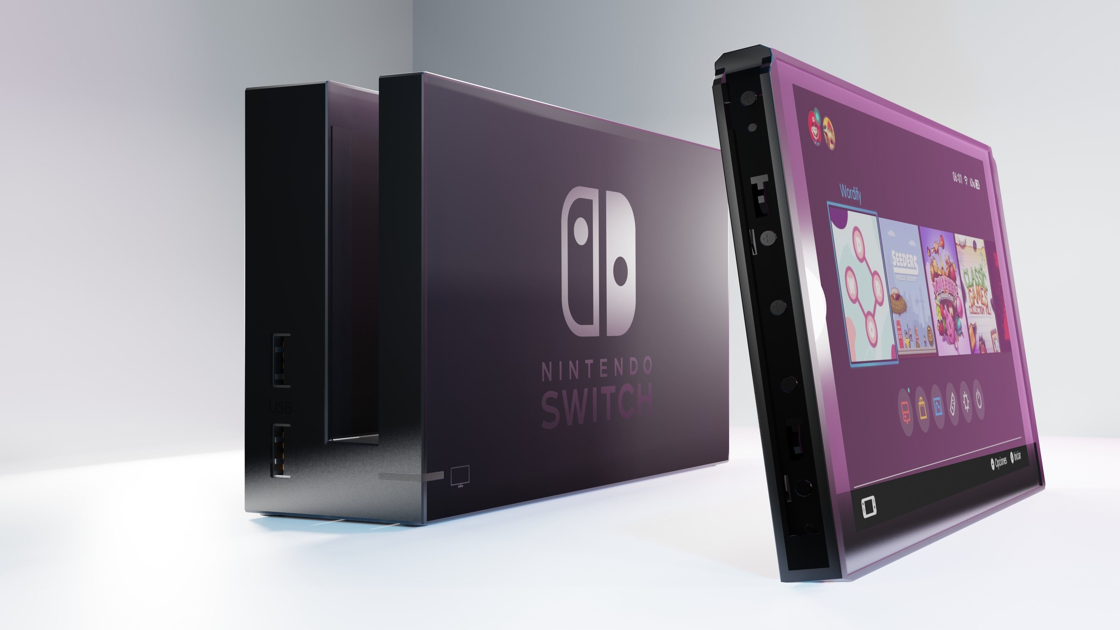 Nintendo Switch Low Poly High Detailed free VR / AR / low-poly 3D model ...