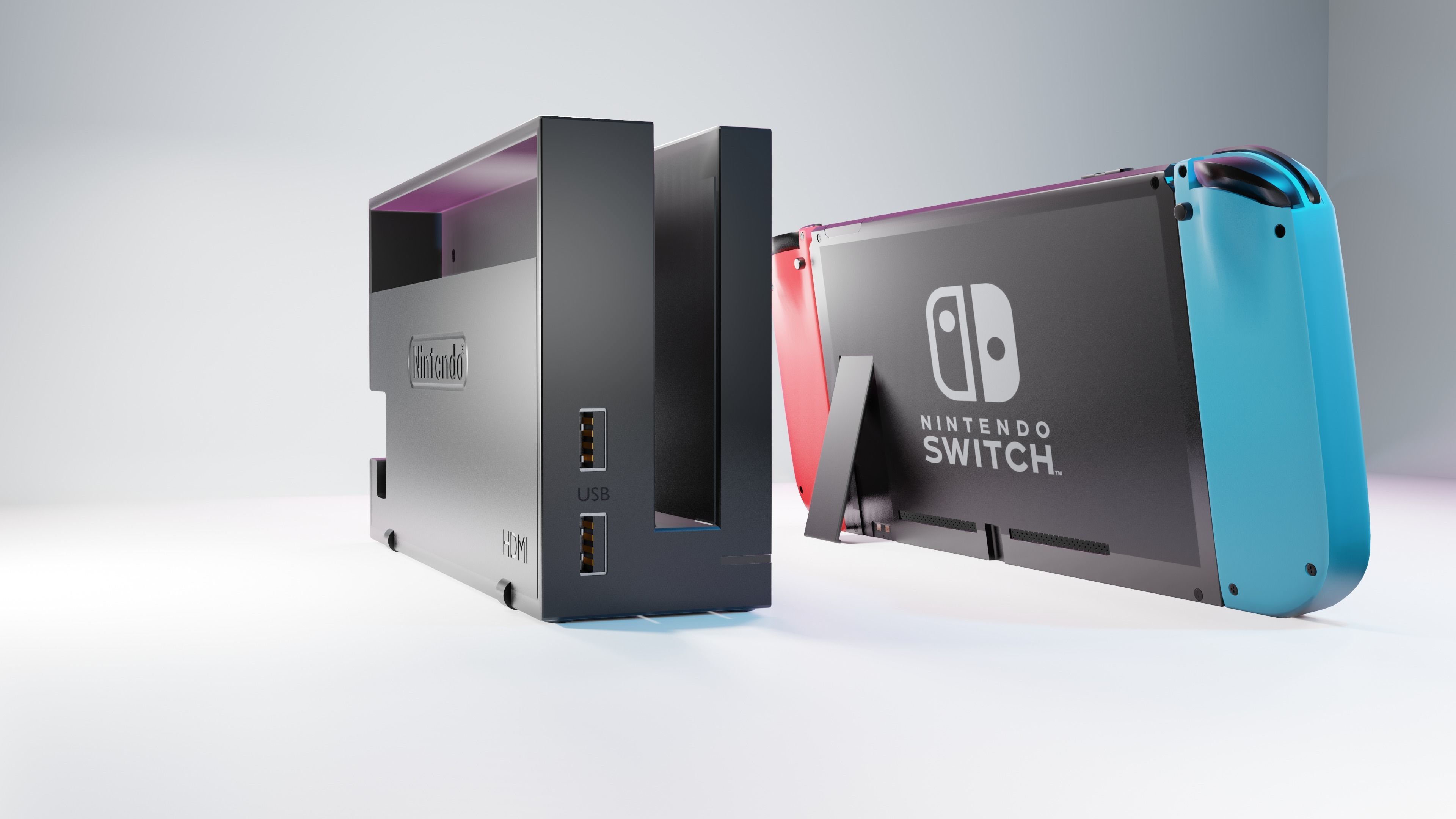 Nintendo Switch Low Poly High Detailed free VR / AR / low-poly 3D model ...